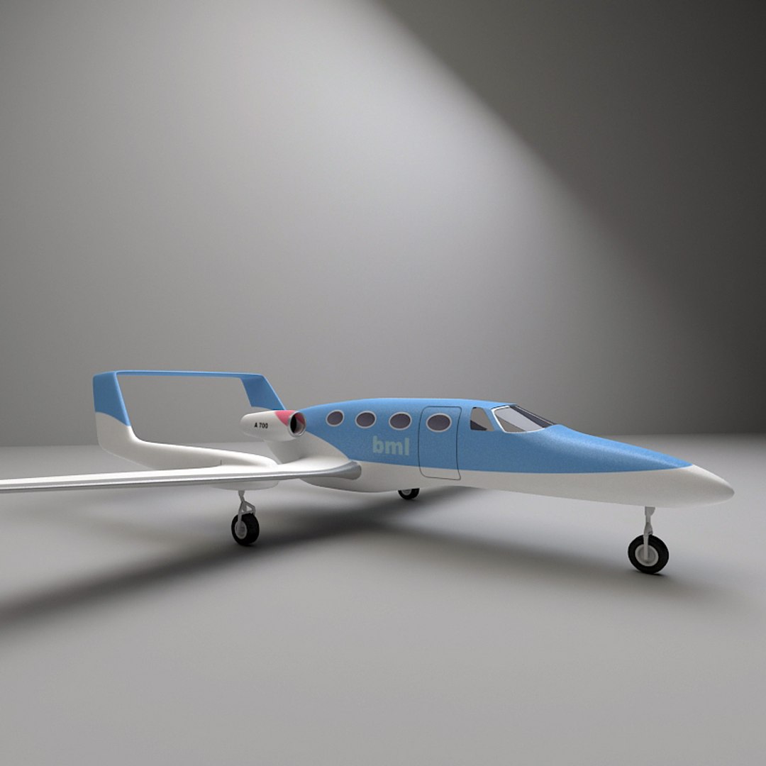 adam aircraft a700 3d model