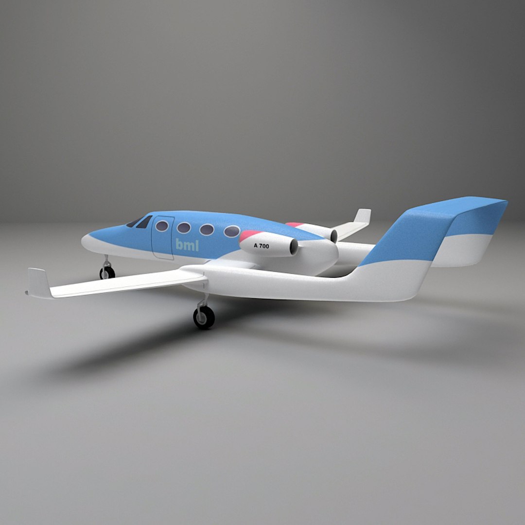 adam aircraft a700 3d model