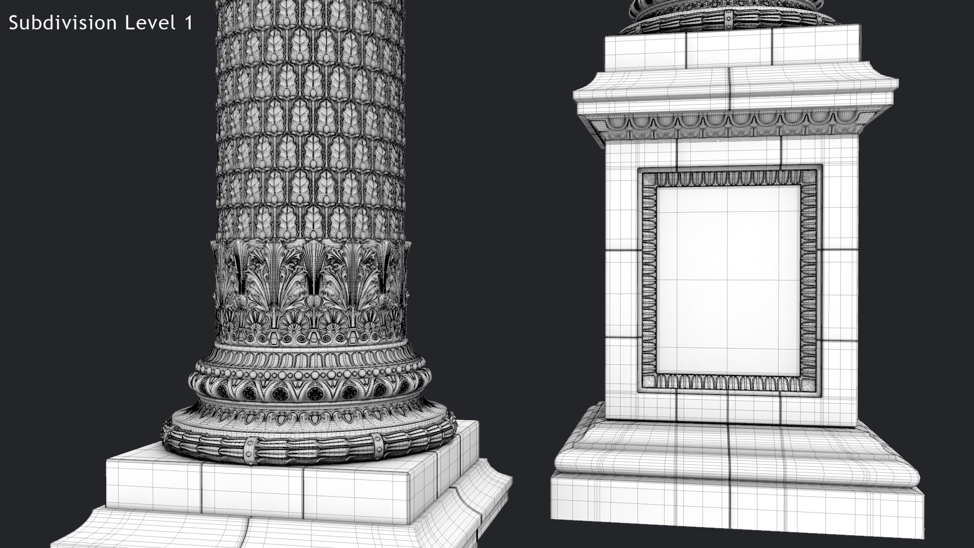 3D Model Street Lamp Columna Rostrata - TurboSquid 2105359