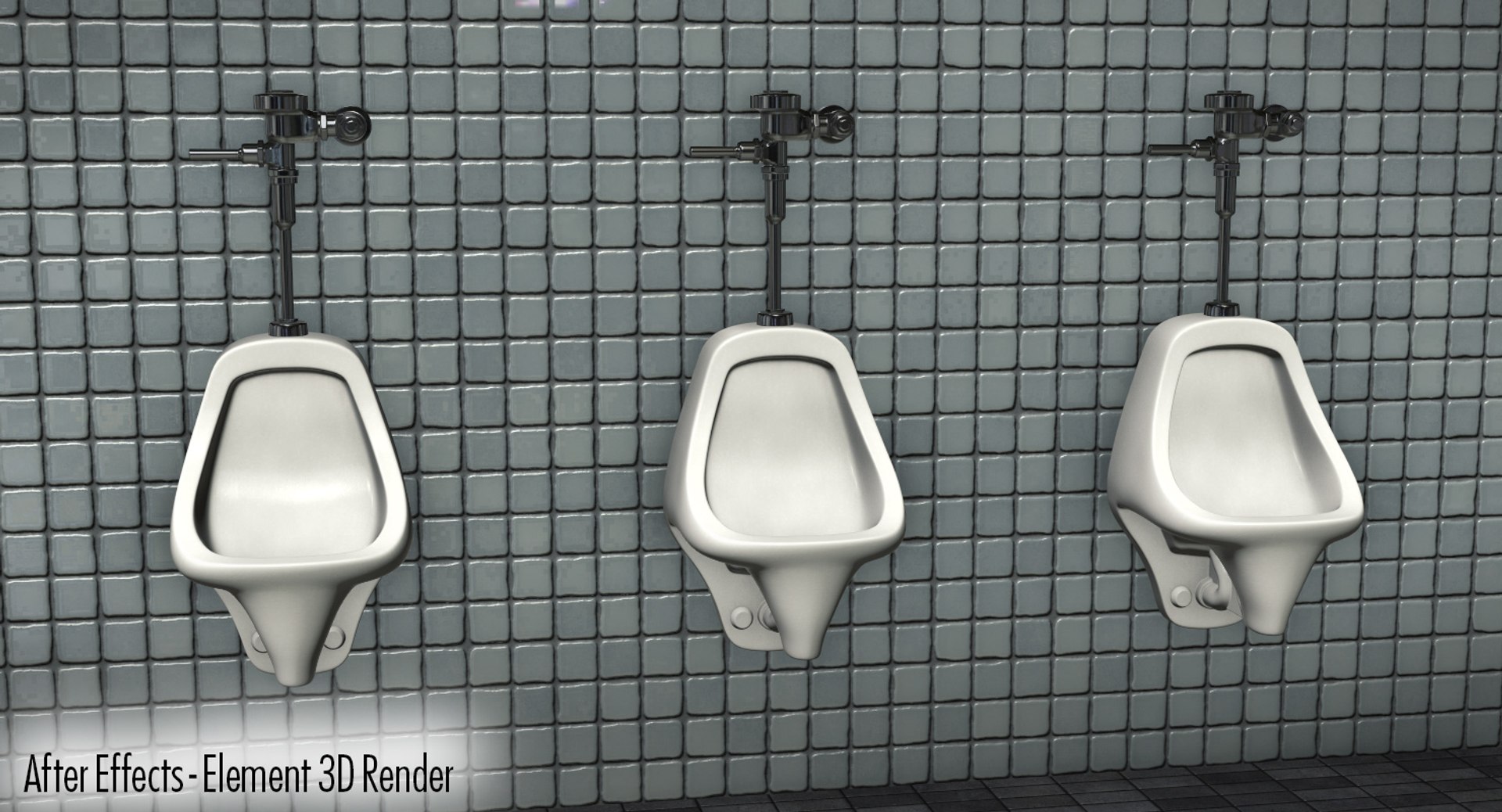 3D Urinal Bathroom - TurboSquid 1234647