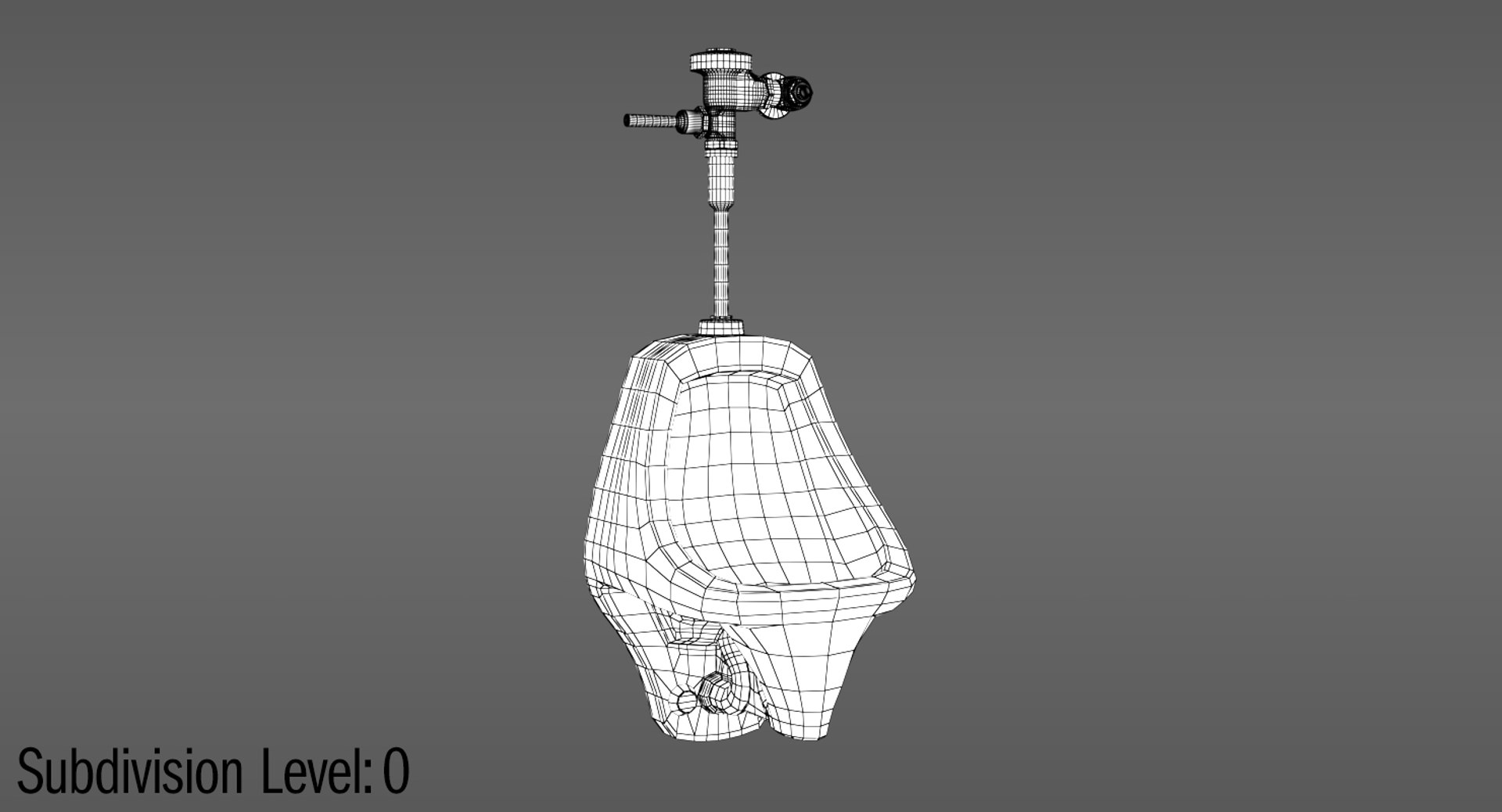 3D Urinal Bathroom - TurboSquid 1234647