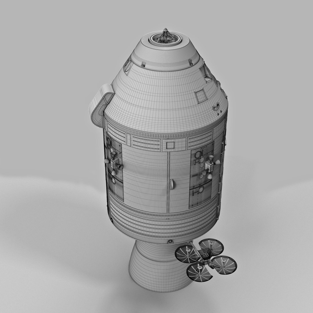3D model apollo spacecraft space - TurboSquid 1541021