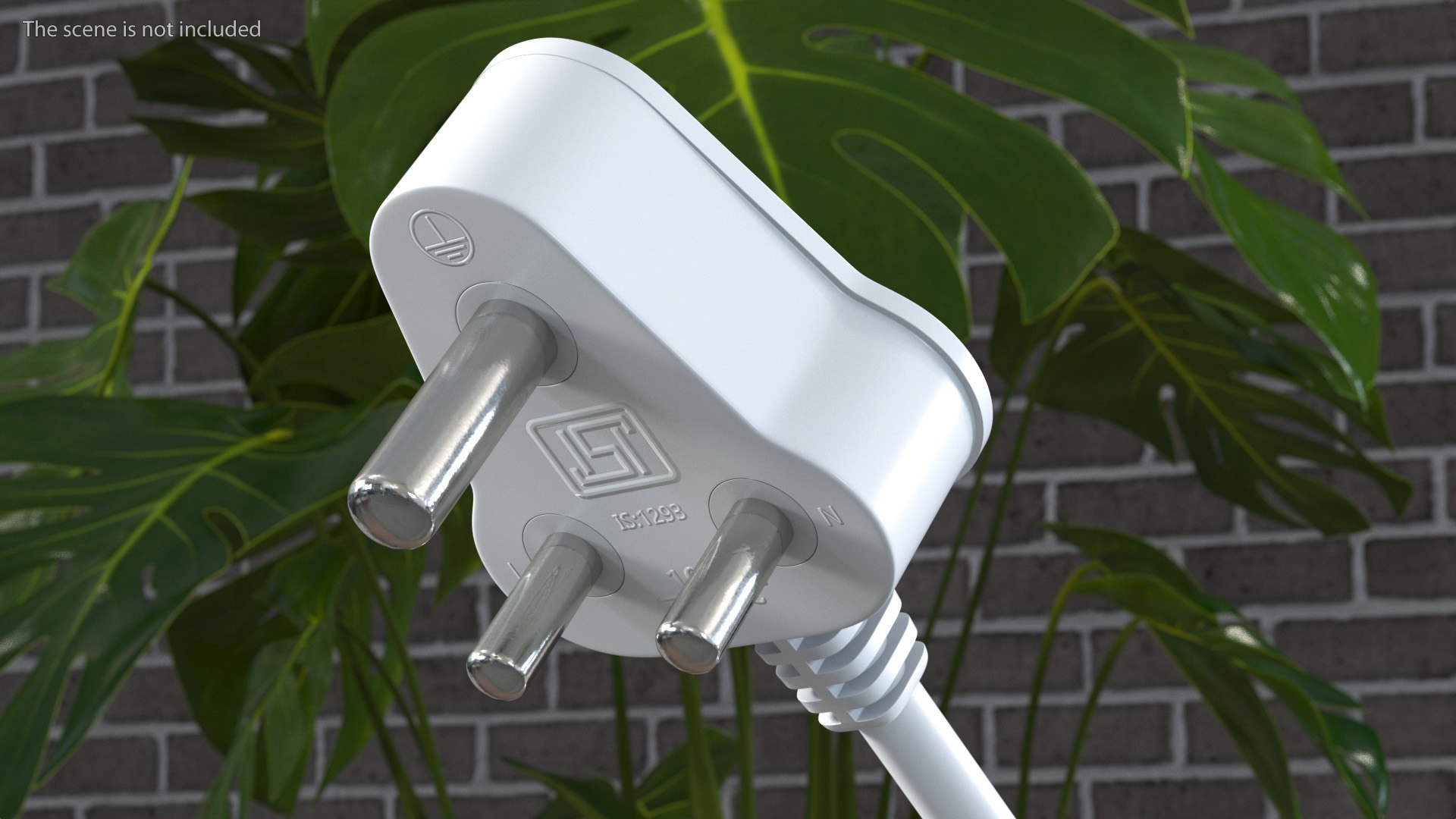 Type D Electric Plug White Rigged For Maya 3D - TurboSquid 2059227