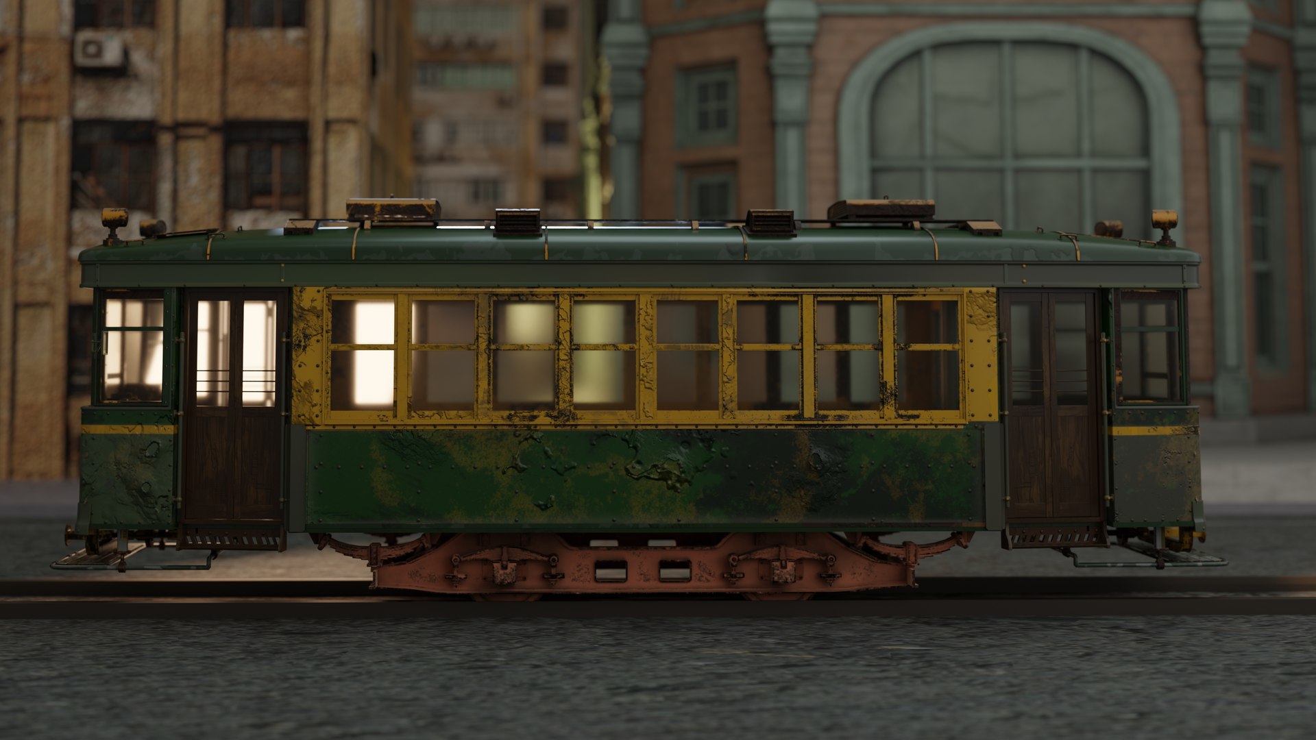 Train Cable Car Rail Rail Vehicle 3D Model - TurboSquid 2286649