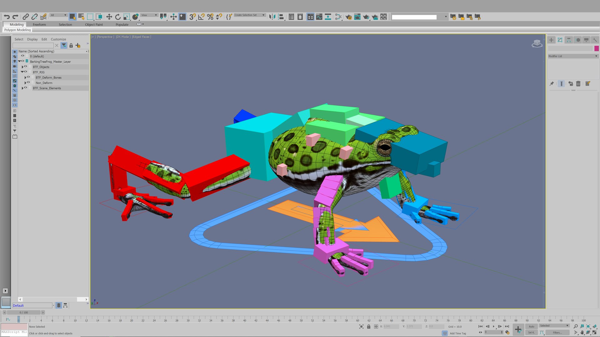 Barking Tree Frog - Rigged 3D - TurboSquid 2031779