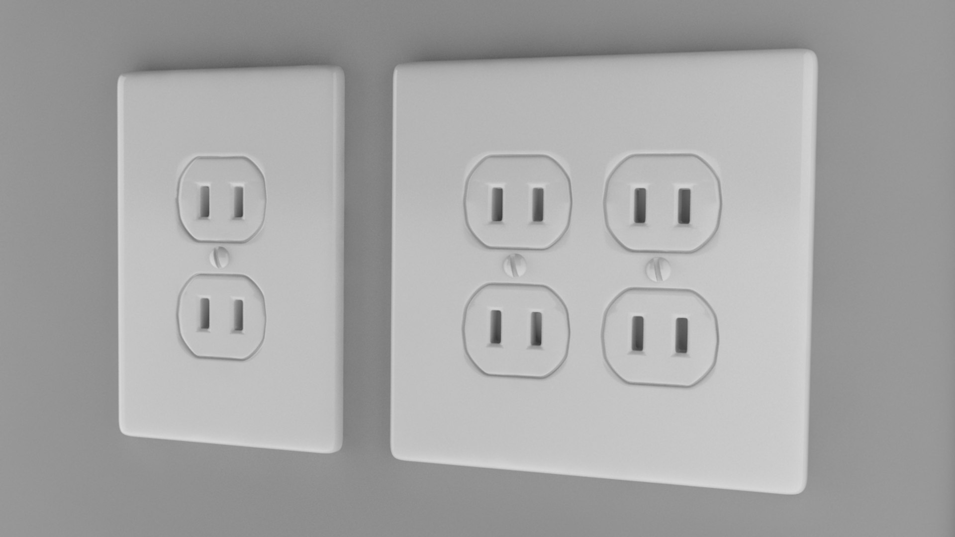 3d Model Power Outlet V1 C