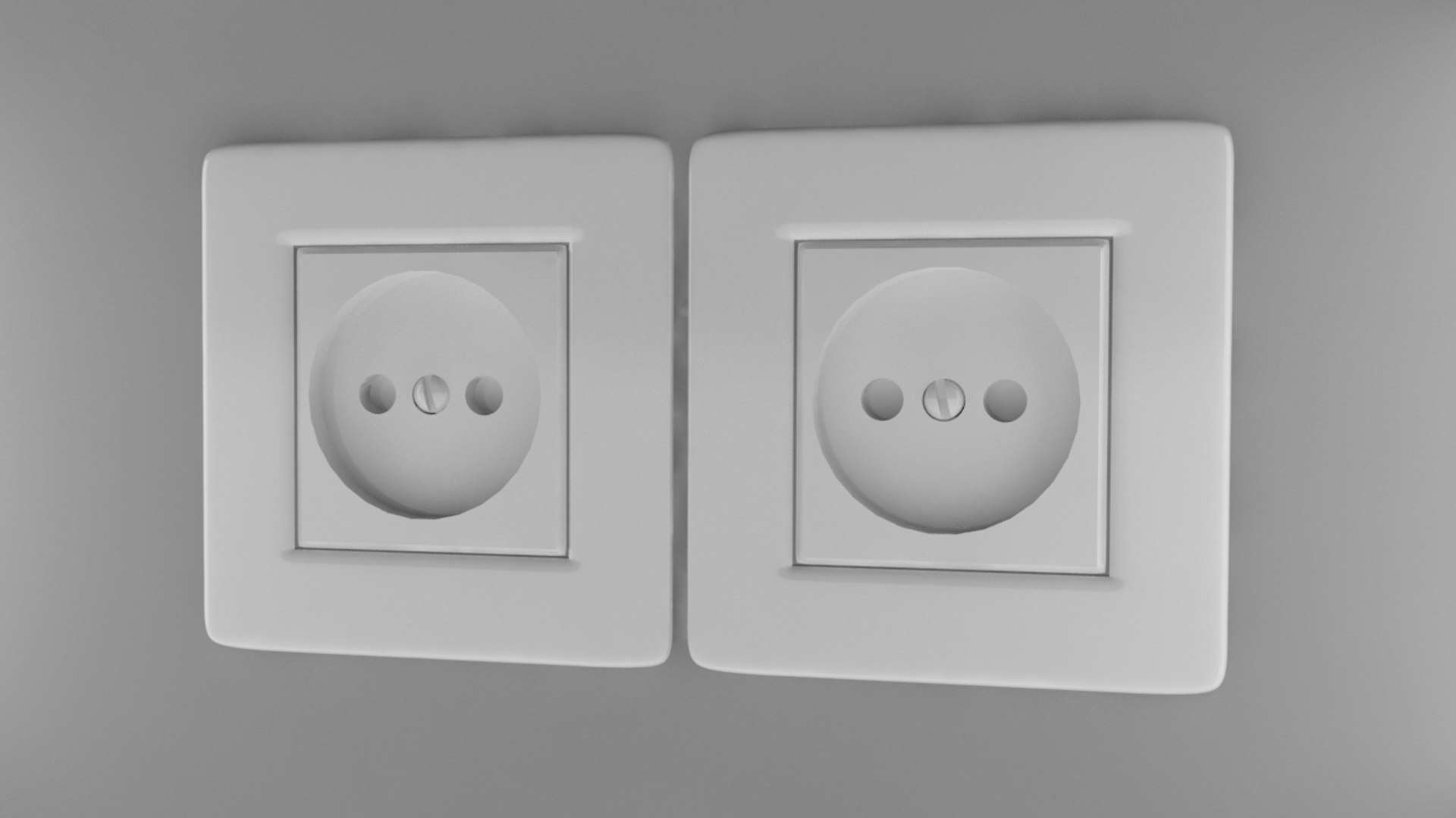 3d Model Power Outlet V1 C