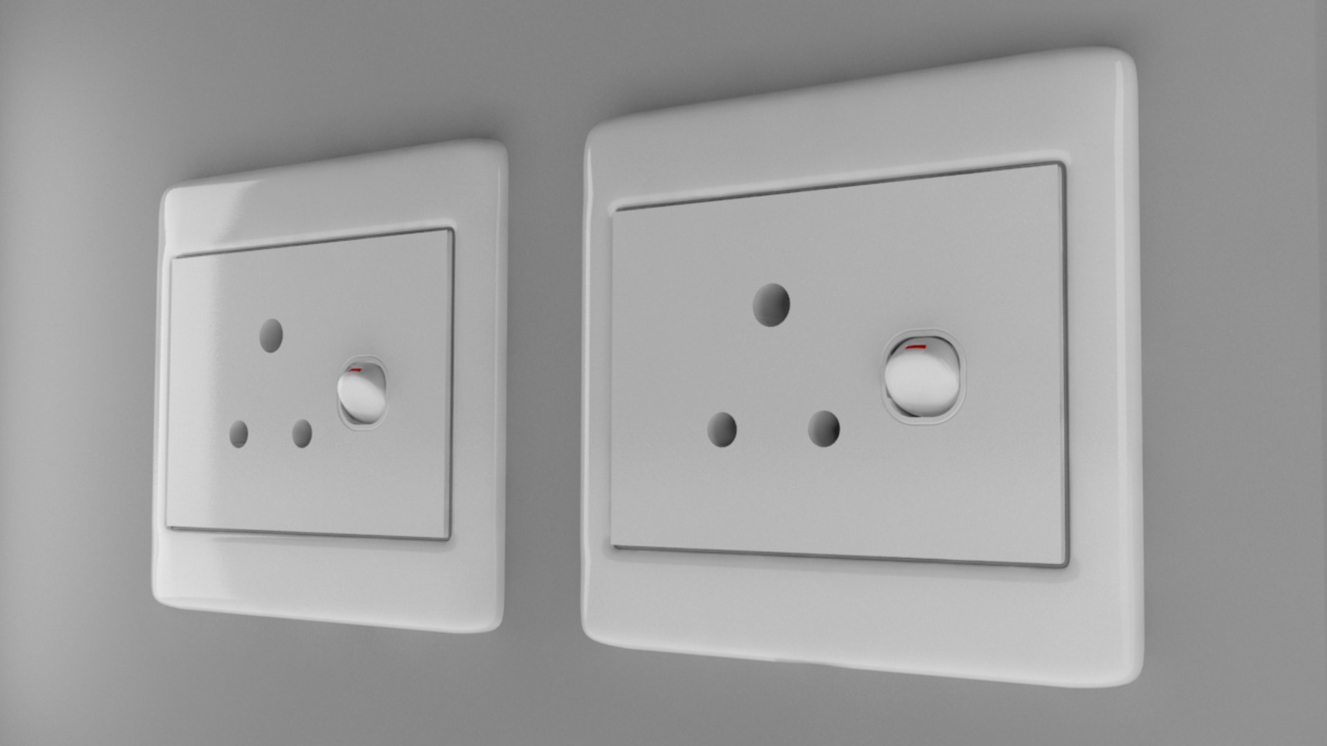 3d Model Power Outlet V1 C