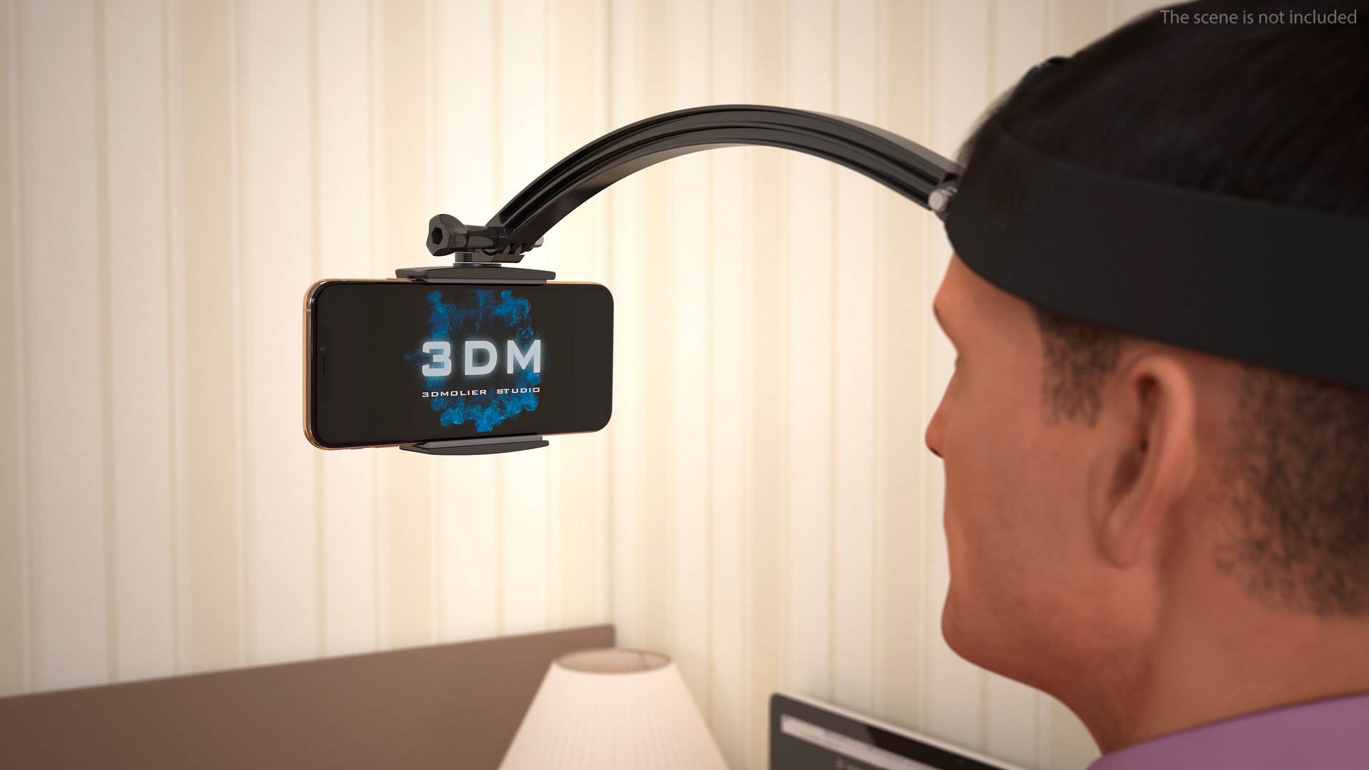 3D Head Mount Smartphone Holder - TurboSquid 1700540