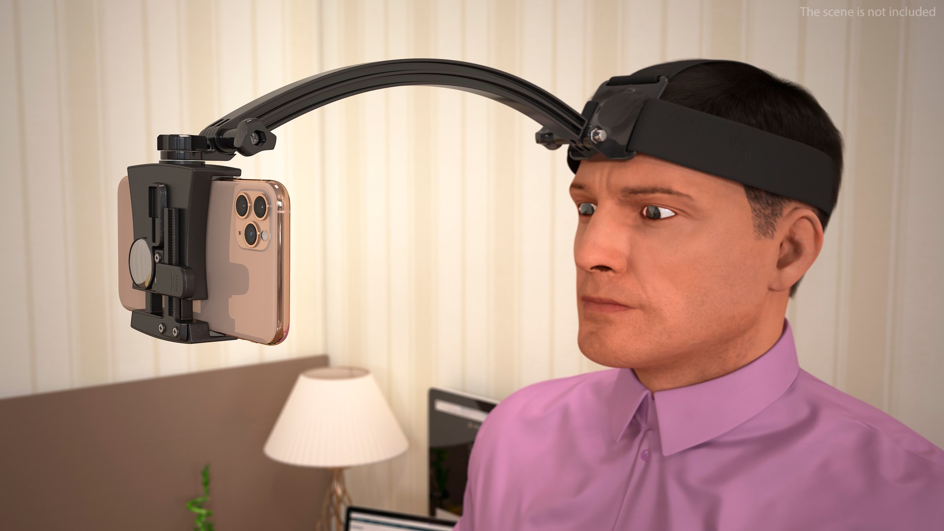 3D Head Mount Smartphone Holder - TurboSquid 1700540