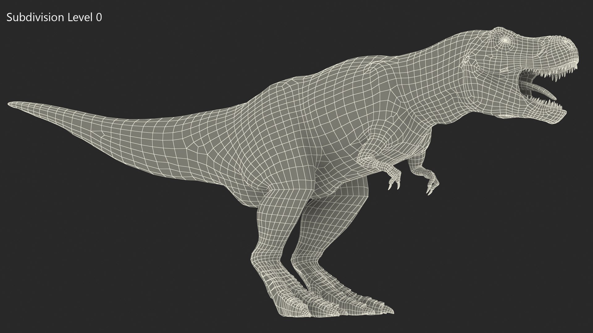 Tyrannosaurus Rex Skeleton Skin 3D Model - TurboSquid 1482362