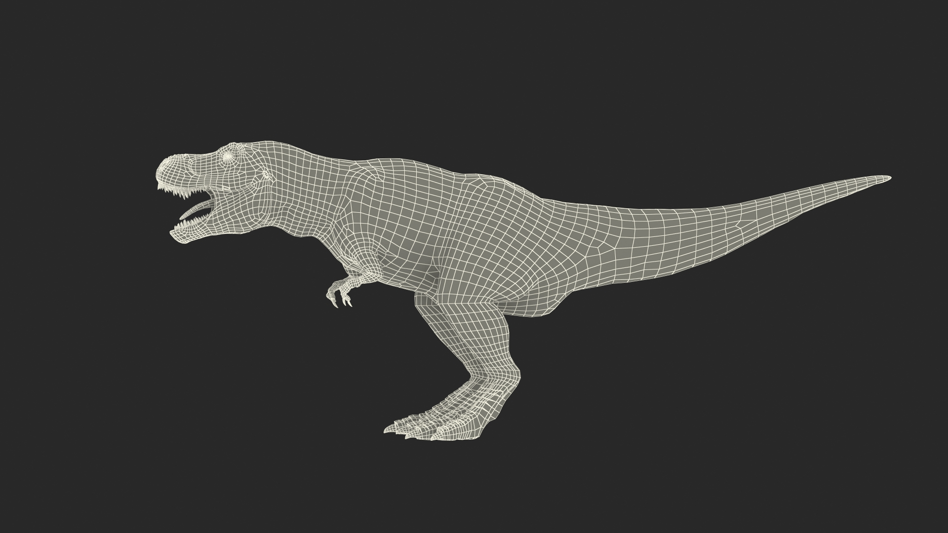 Tyrannosaurus Rex Skeleton Skin 3D Model - TurboSquid 1482362