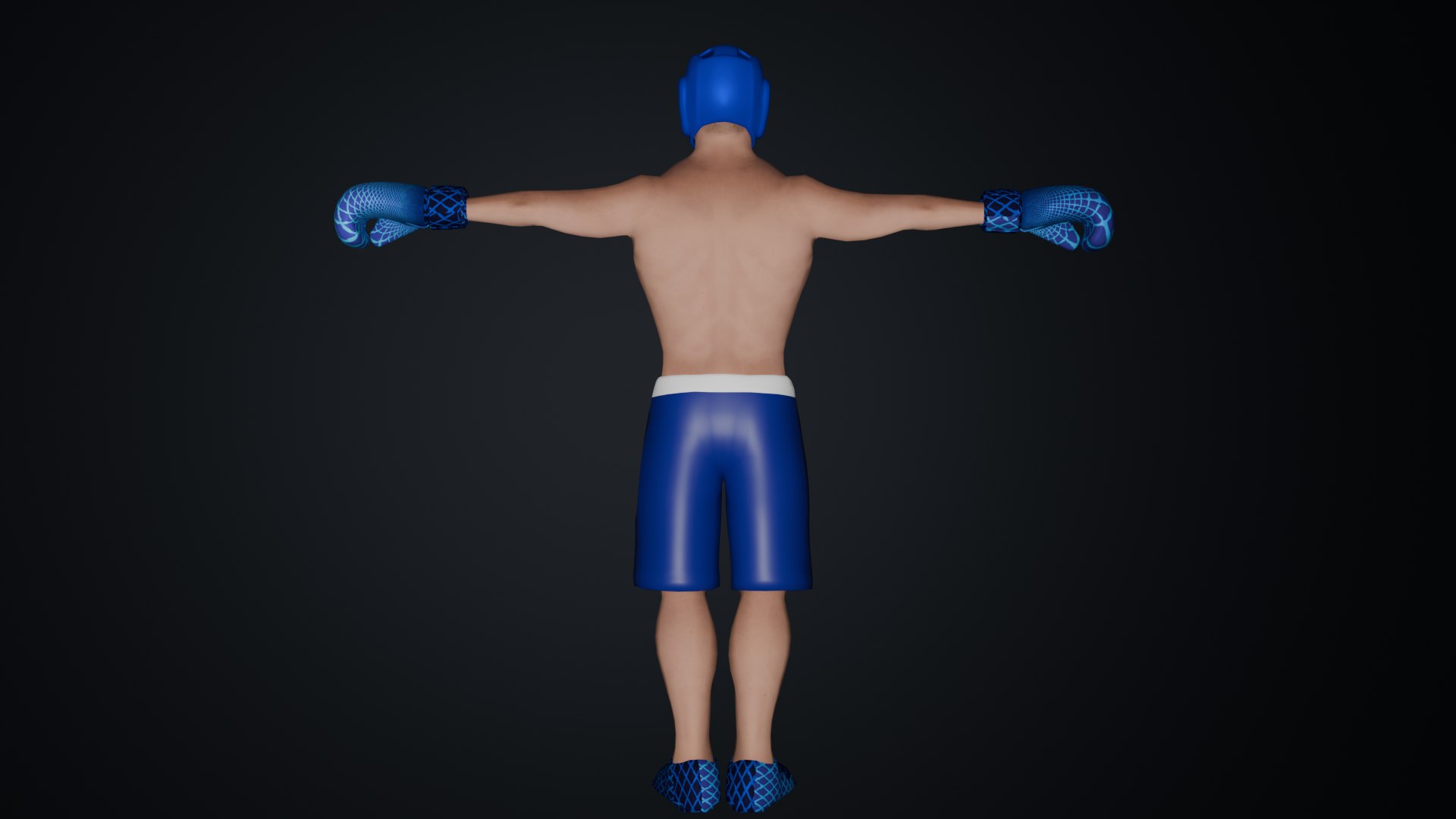 3D Game Ready Boxer 3D Model Fully Rigged For Unity Unreal - TurboSquid ...