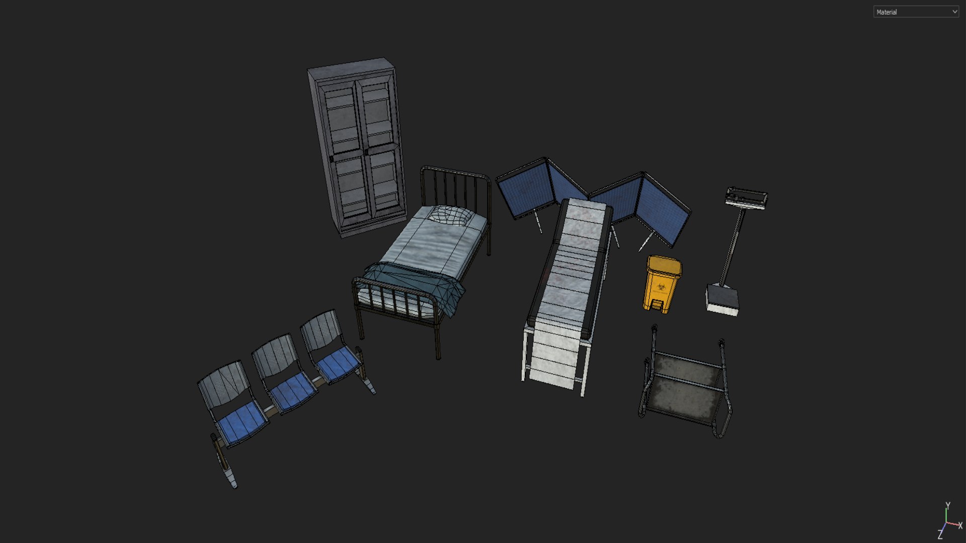 Clinic Prop Pack 1 Model - TurboSquid 2094230