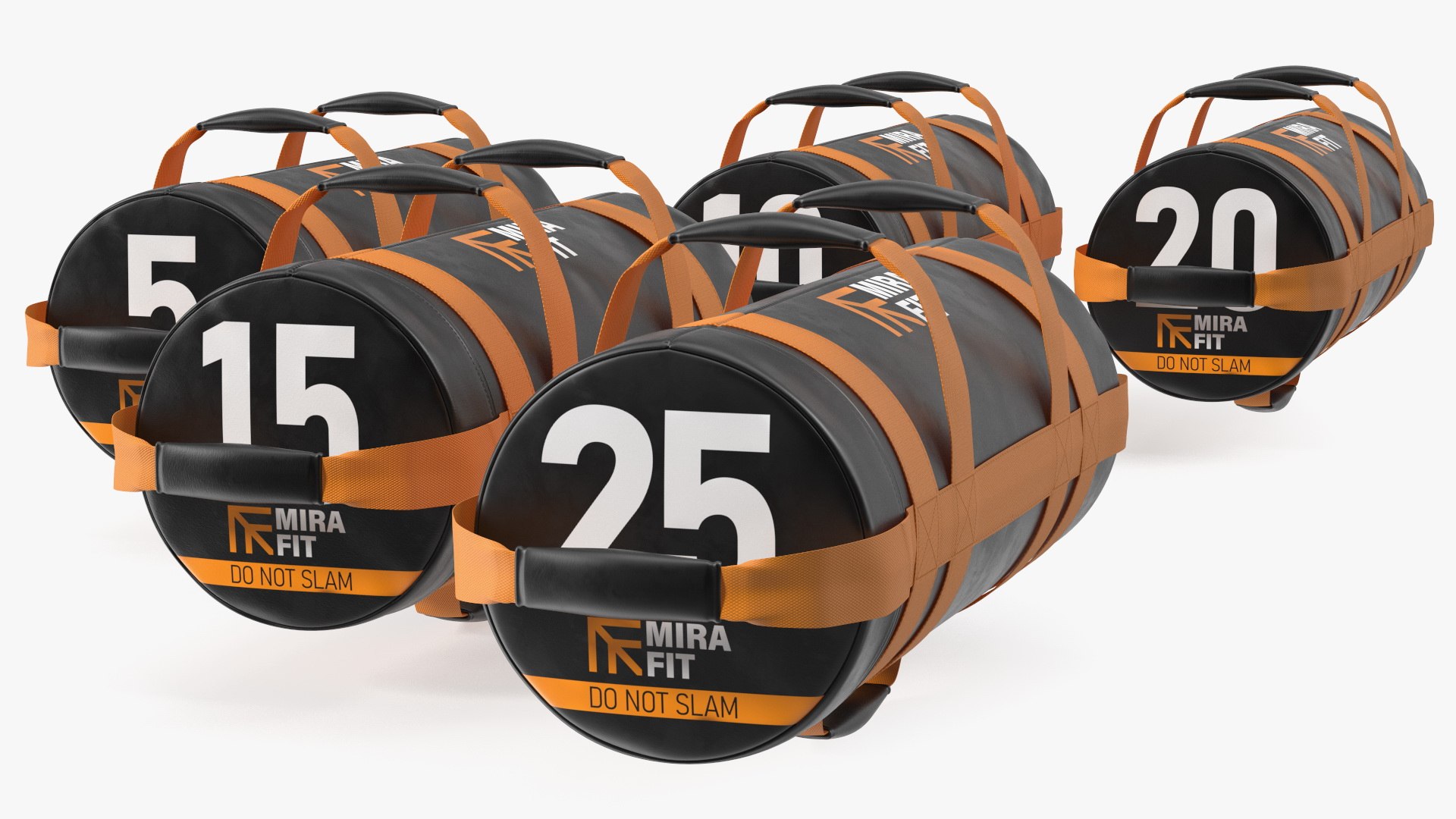 Mirafit Gym Power Bags Set 3D Model - TurboSquid 1957238