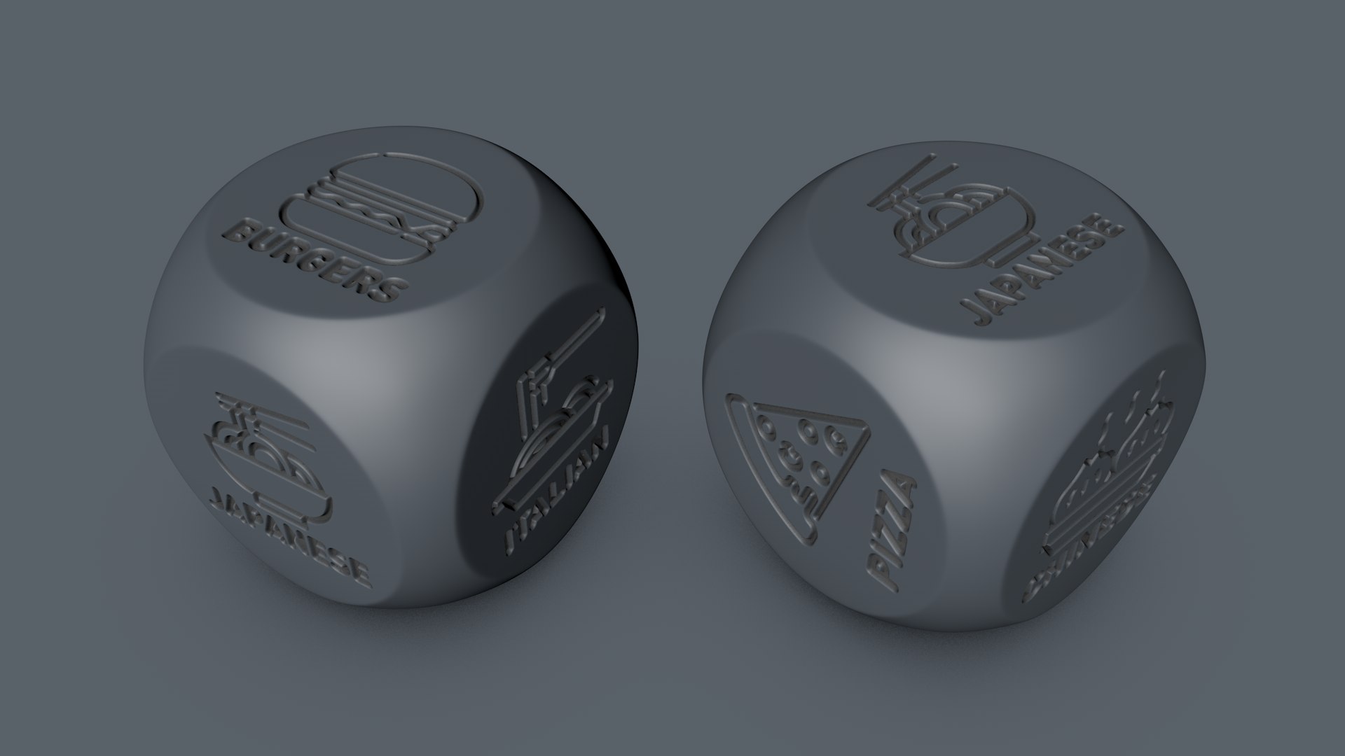 3D Food Dice - TurboSquid 2280392