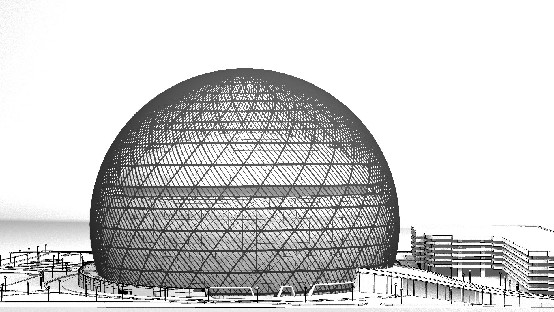 Sphere Of Las Vegas Model - TurboSquid 2143477
