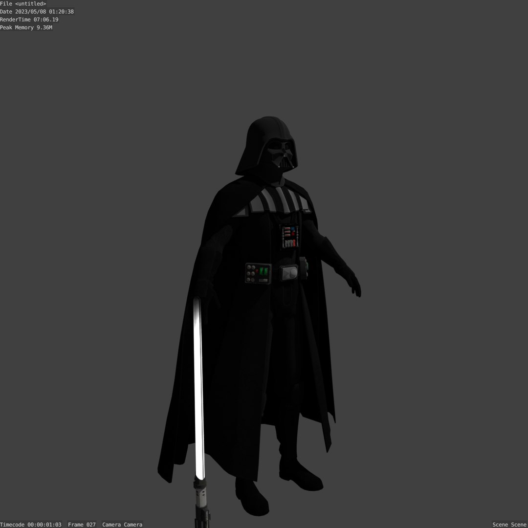 Darth Vader 3D 모델 - TurboSquid 2068110