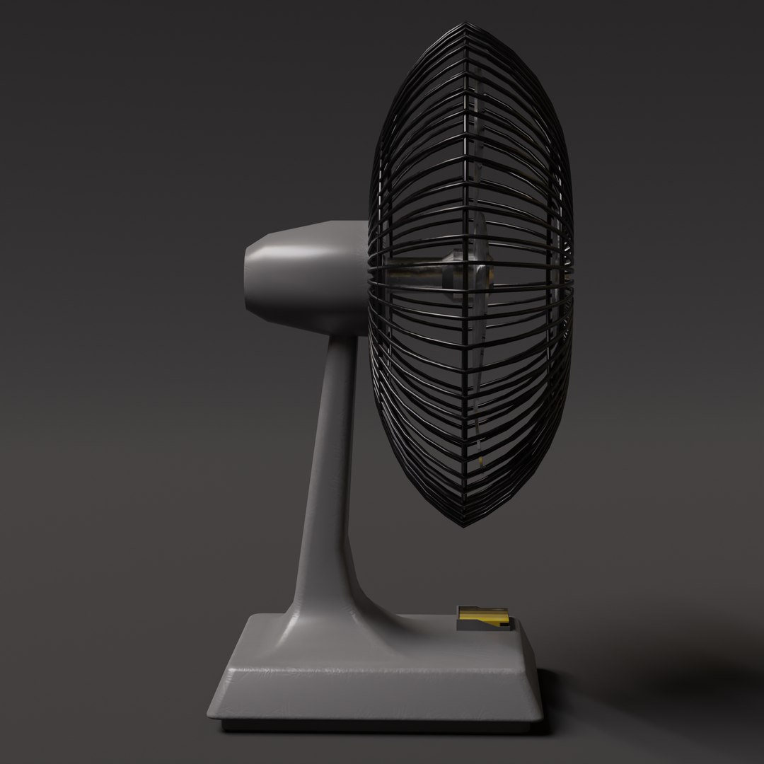 80s - 90s Desk Fan 3D Model - TurboSquid 1950729