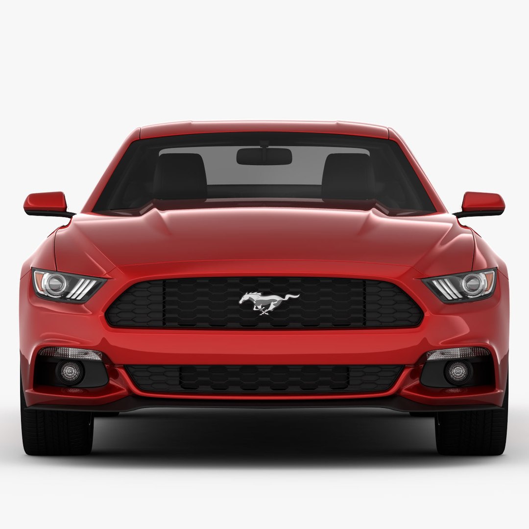 3d Model Of Mustang Pony Coupe