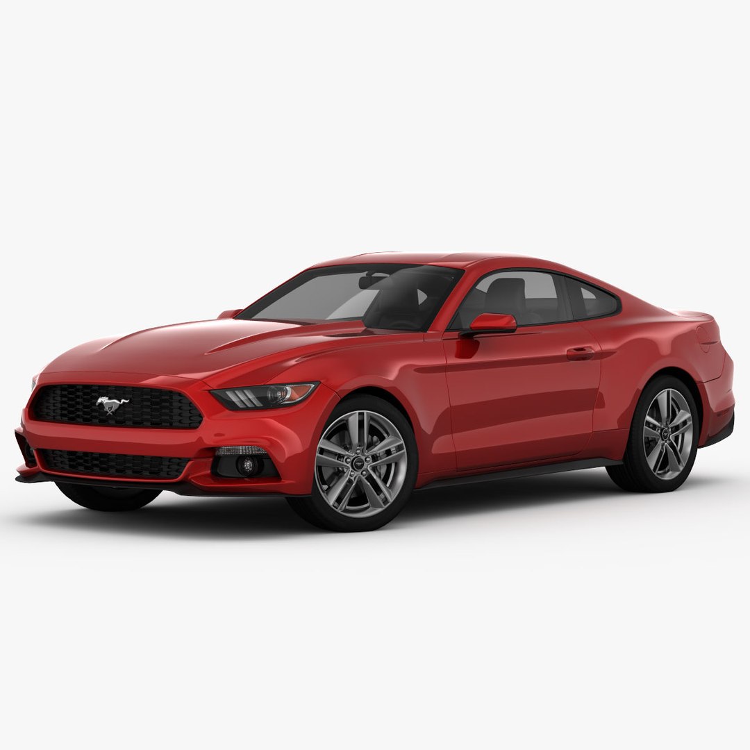 3d Model Of Mustang Pony Coupe
