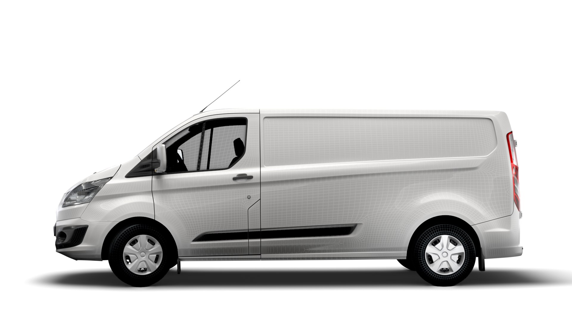 Ford Transit Custom L2H1 2018 3D Model - TurboSquid 2042355