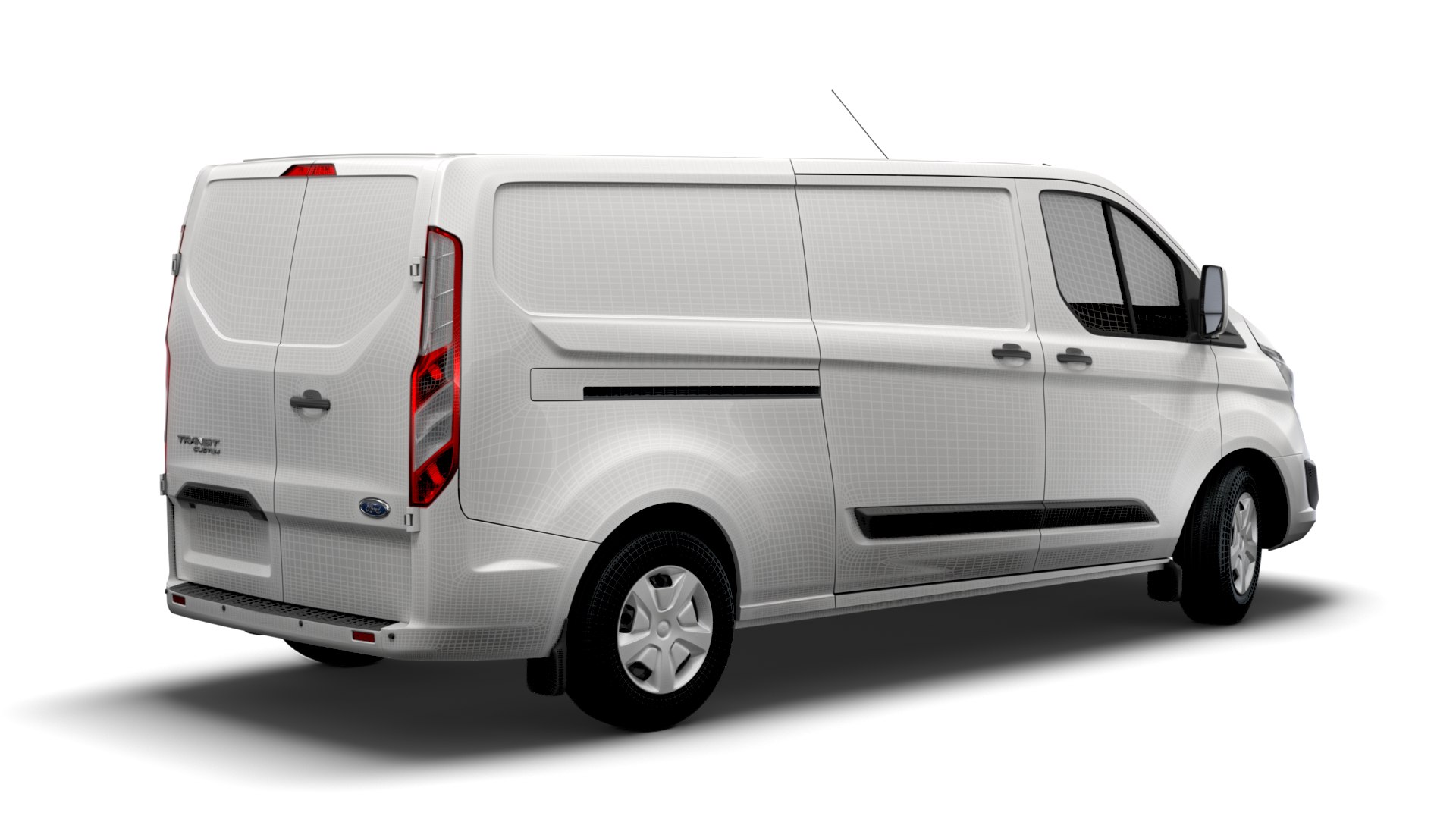 Ford Transit Custom L2H1 2018 3D Model - TurboSquid 2042355