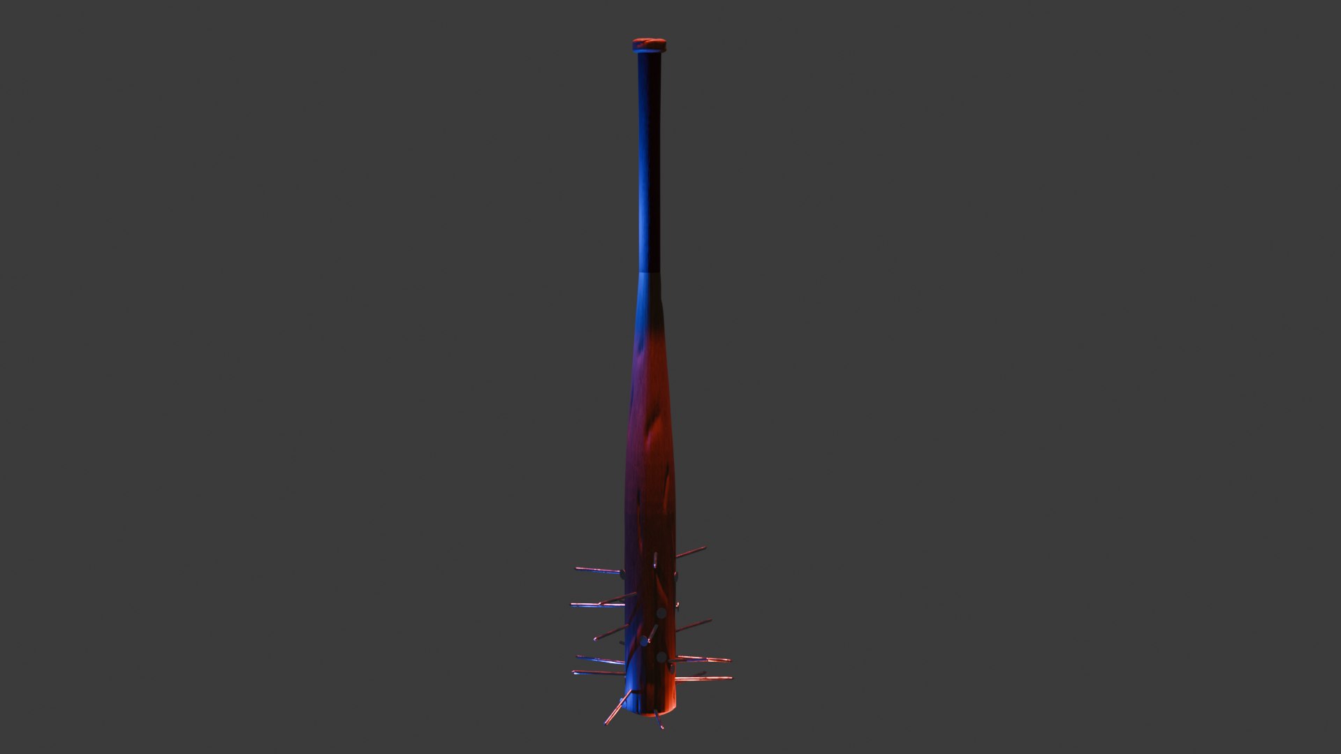 Spiked Baseball Bat Model - TurboSquid 2455907