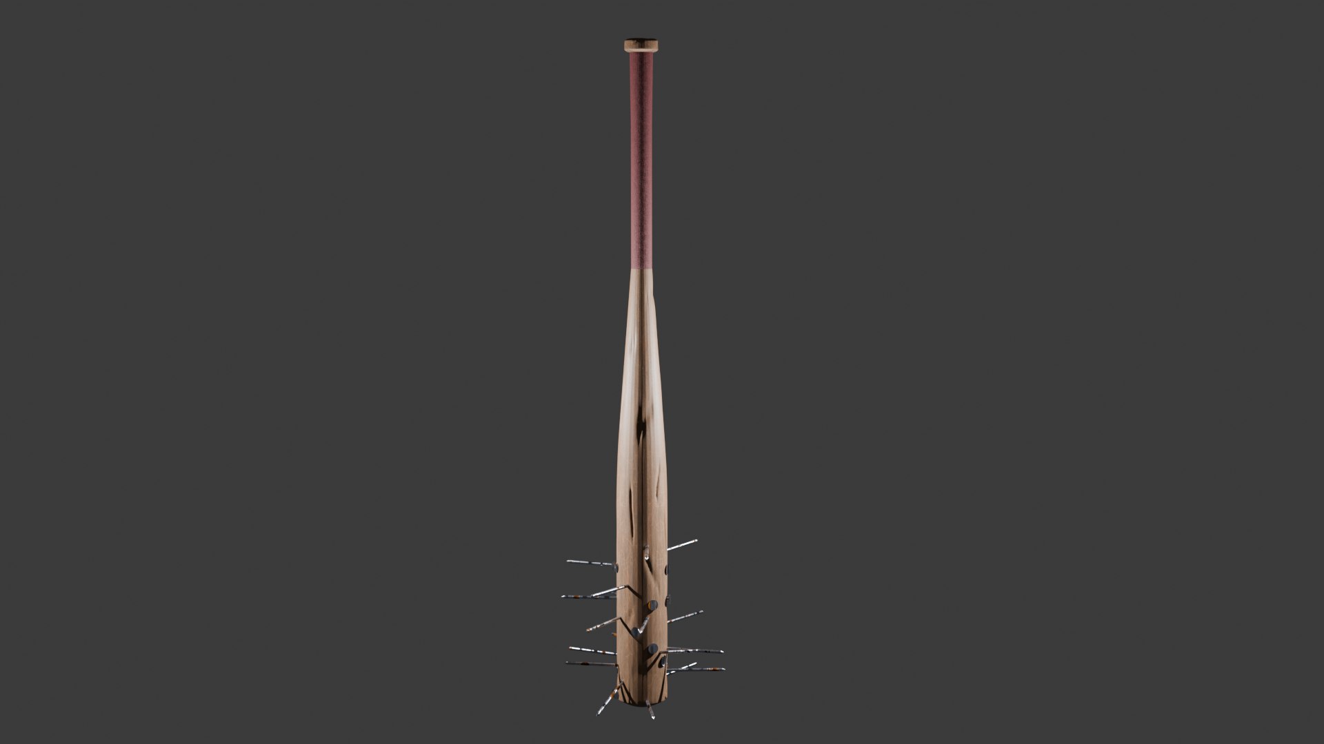 Spiked Baseball Bat Model - TurboSquid 2455907
