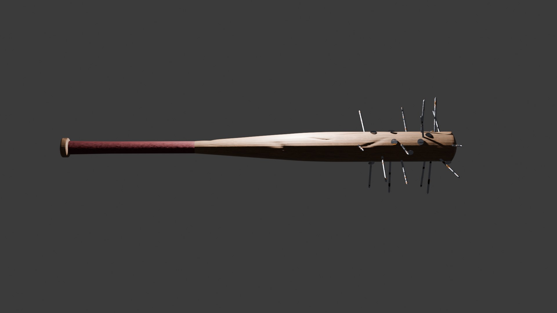 Spiked Baseball Bat Model - TurboSquid 2455907