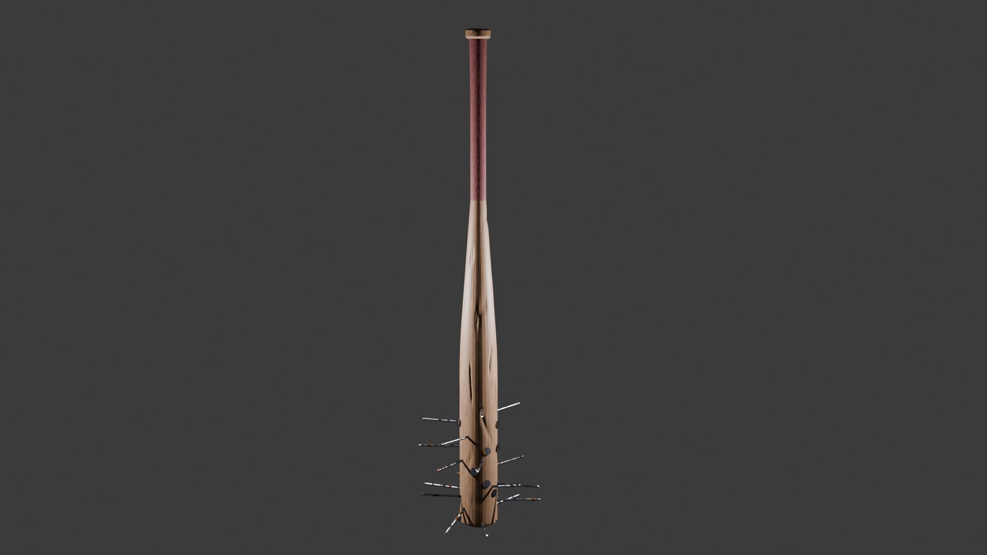 Spiked Baseball Bat Model - TurboSquid 2455907
