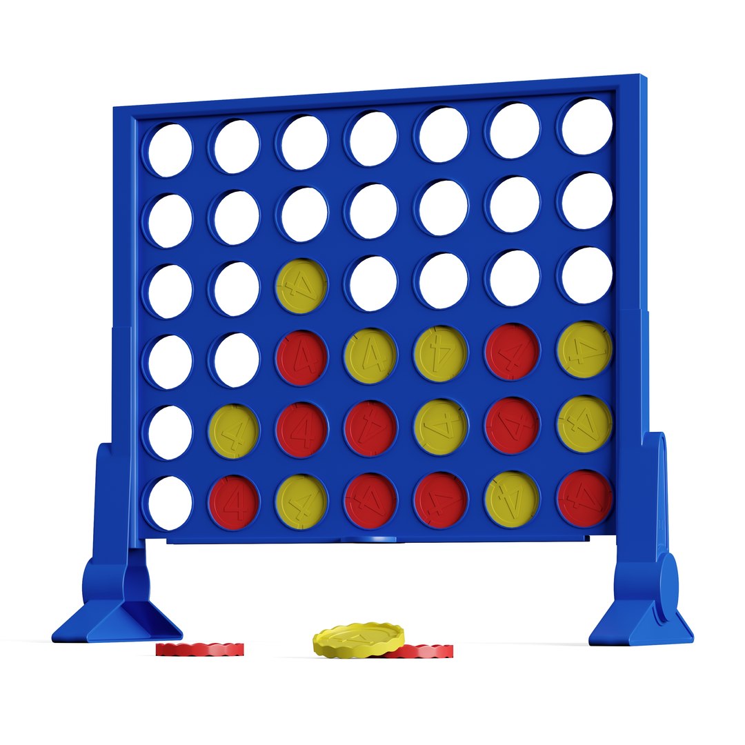 Match Four Token Game 3D - TurboSquid 2166154