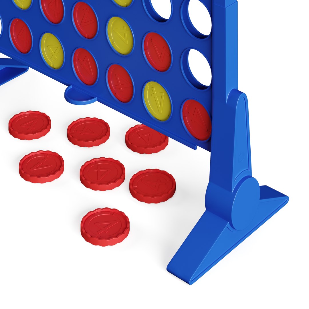 Match Four Token Game 3D - TurboSquid 2166154