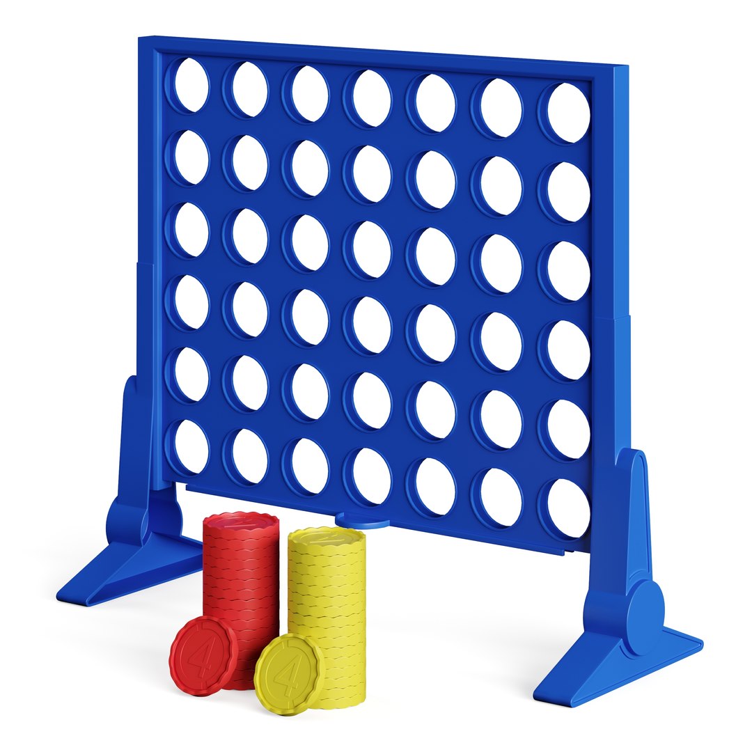 Match Four Token Game 3D - TurboSquid 2166154