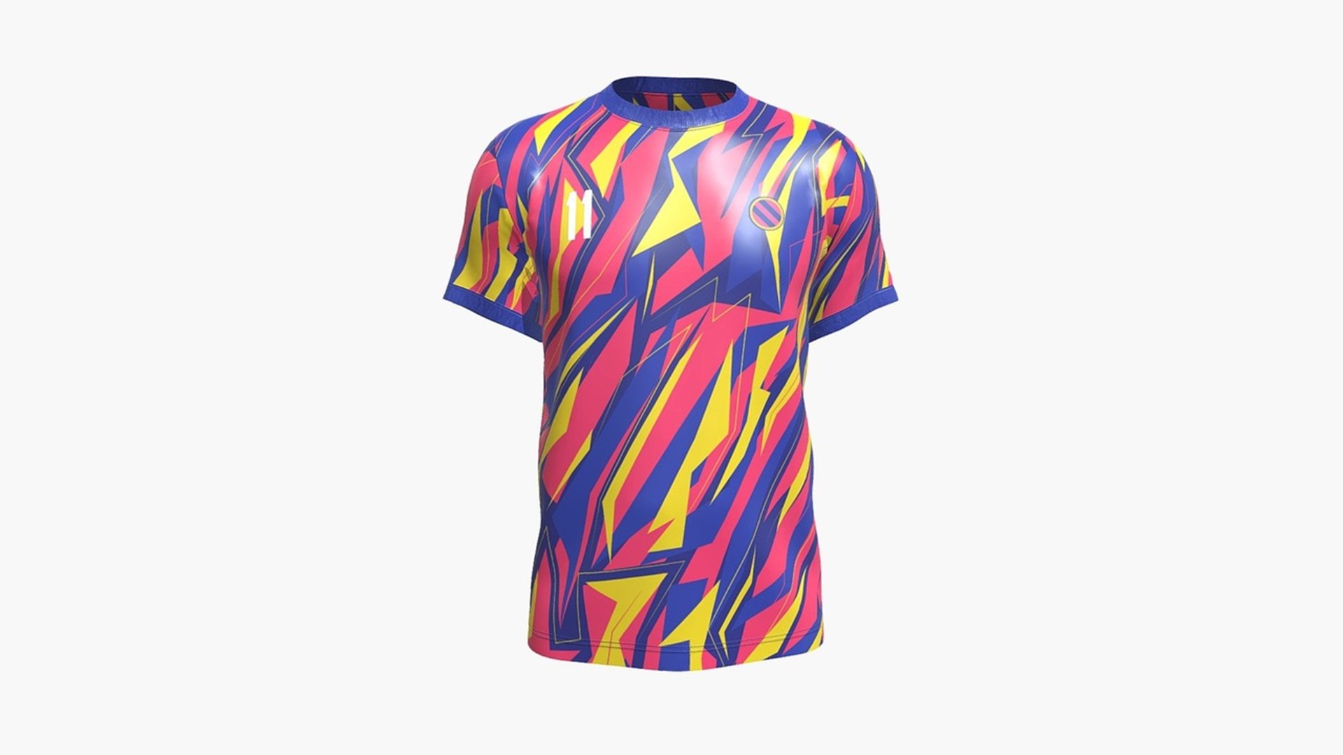 3D Soccer Sports Blue Jersey Player-11 In Low Poly - TurboSquid 2383358
