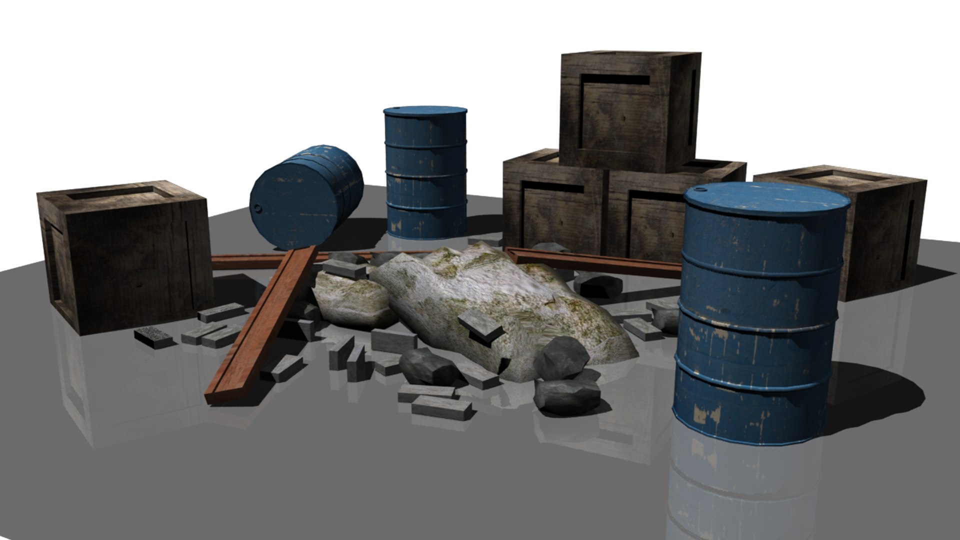 Debris 3d Model