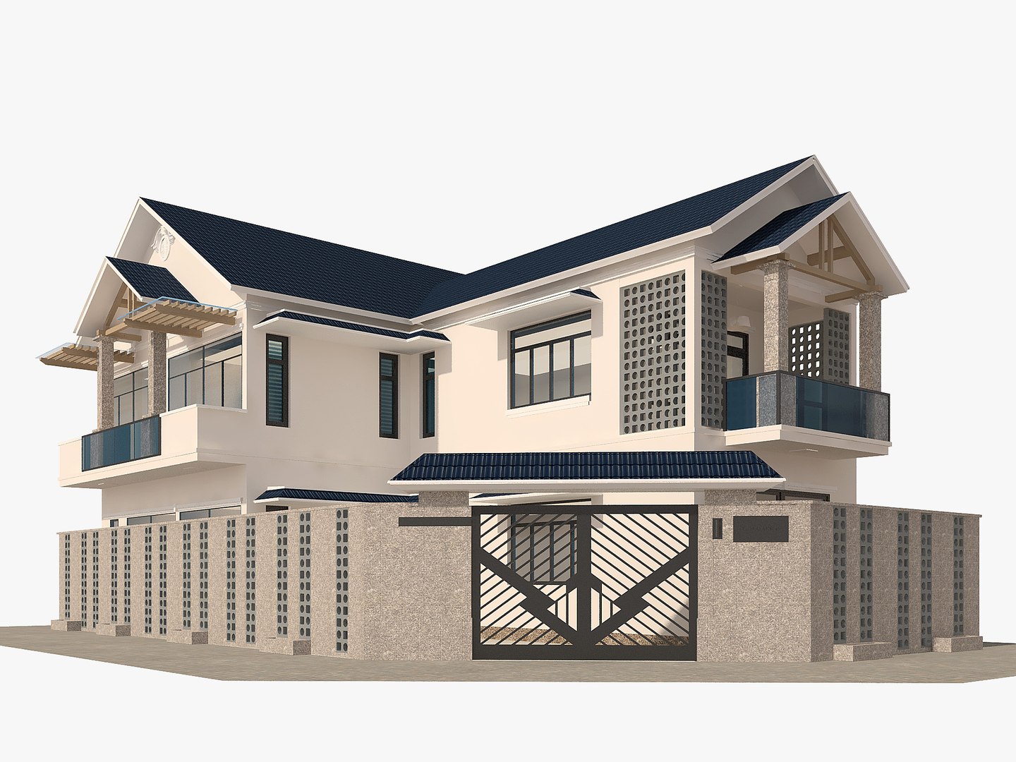 Corner House 3D Model - TurboSquid 1600665