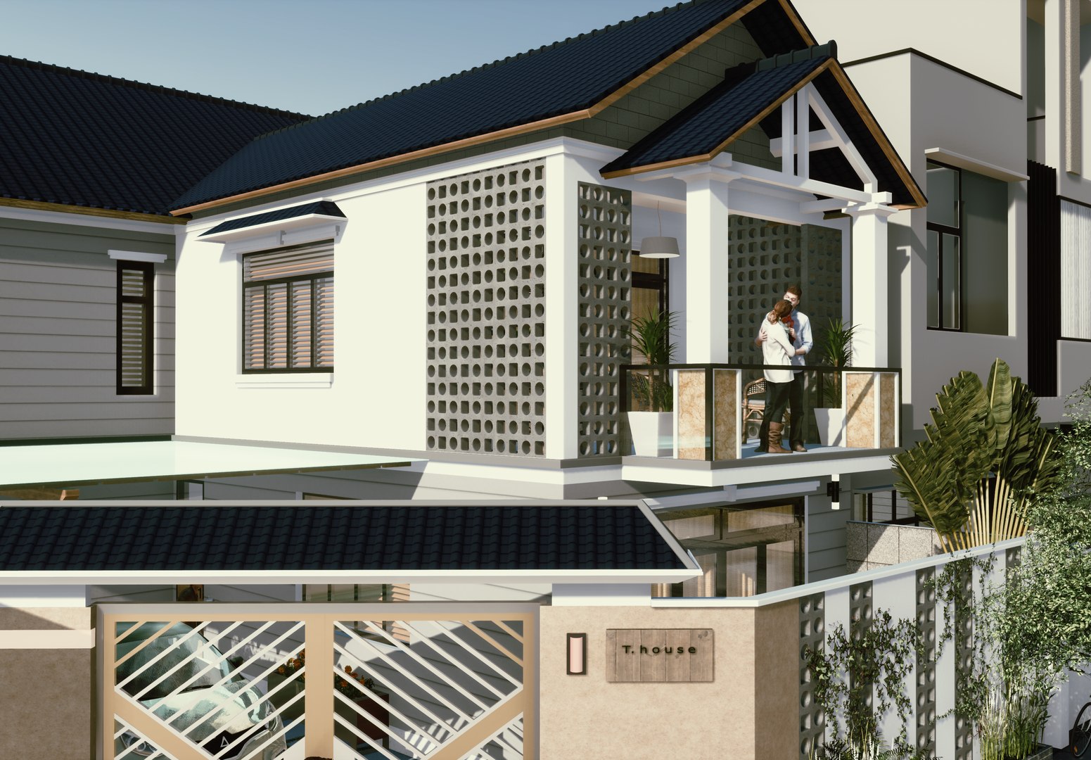Corner House 3D Model - TurboSquid 1600665