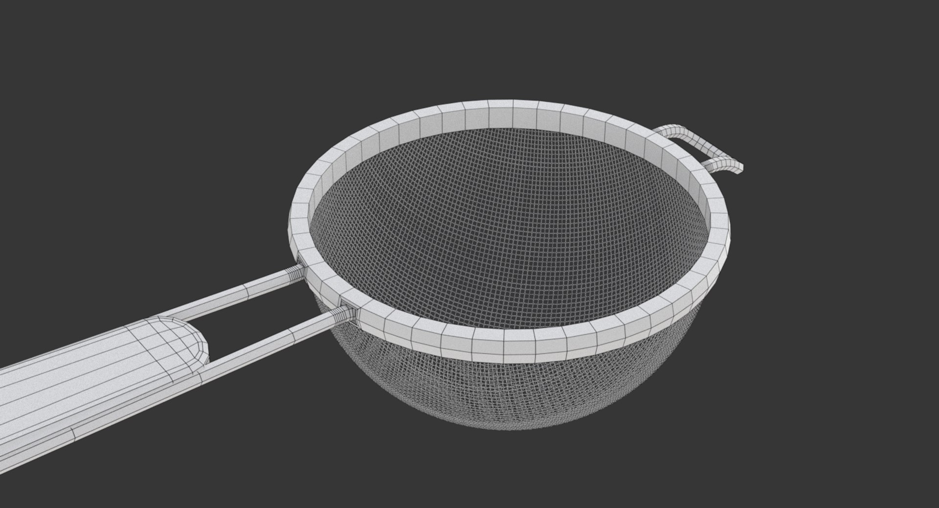 3d Metal Strainer Model