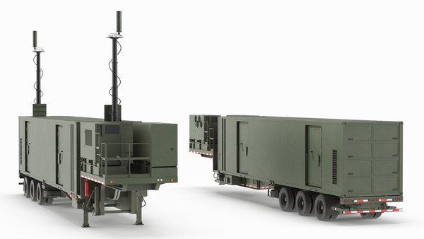 3D модель Центр управления батареей Typhon армии США был ...