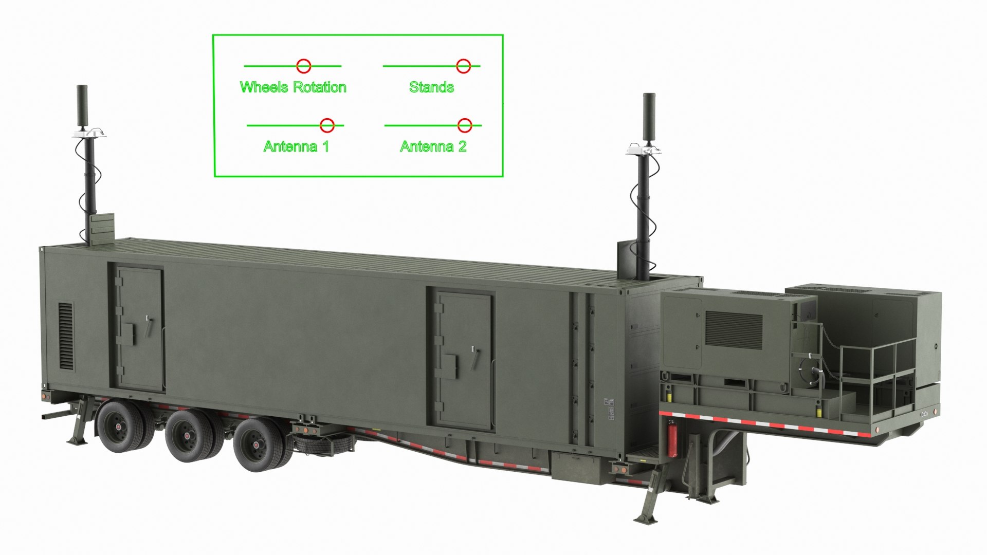 US Army Typhon Battery Operation Center Rigged 3D Model - TurboSquid ...