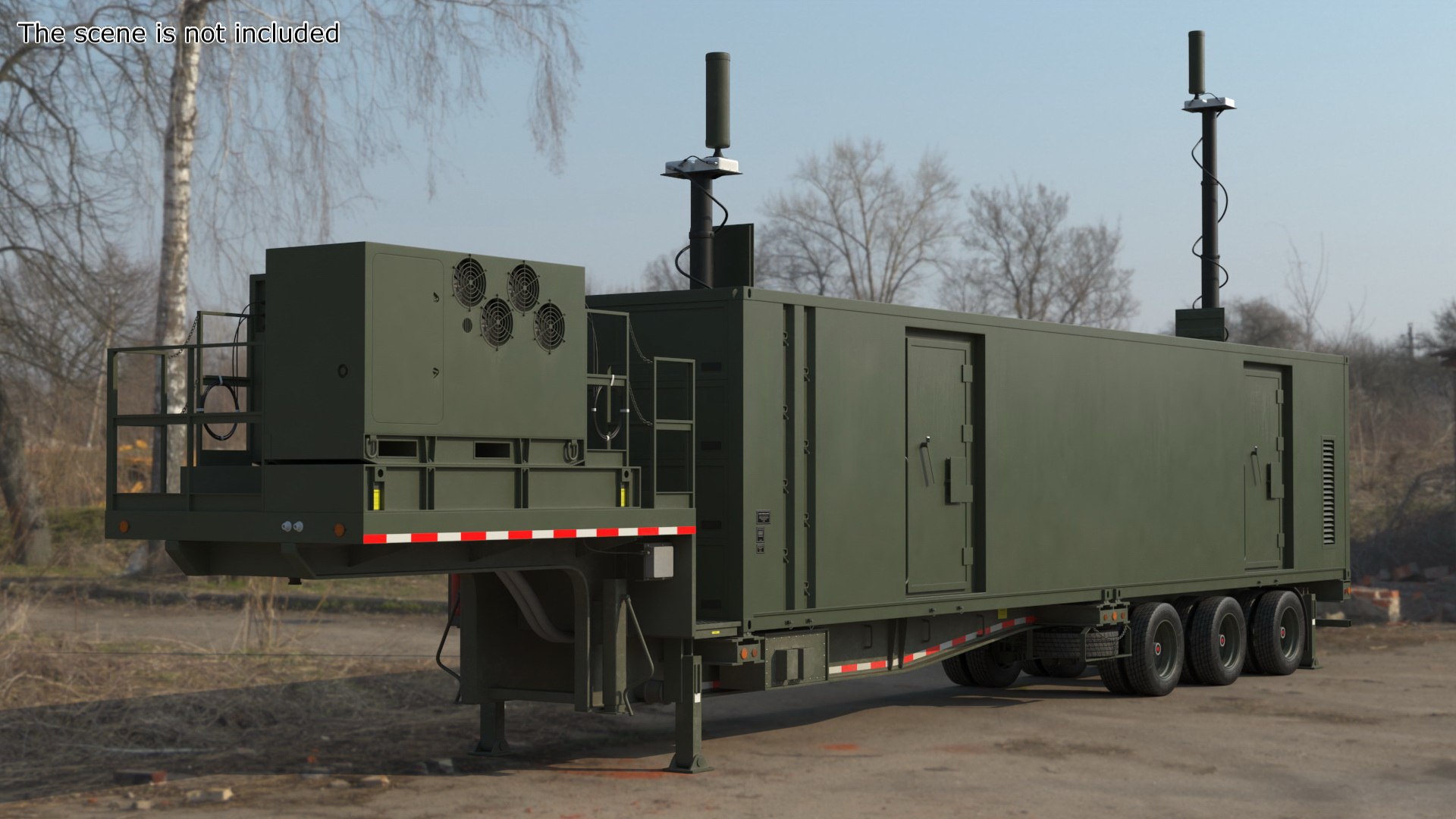 US Army Typhon Battery Operation Center Rigged 3D Model - TurboSquid ...