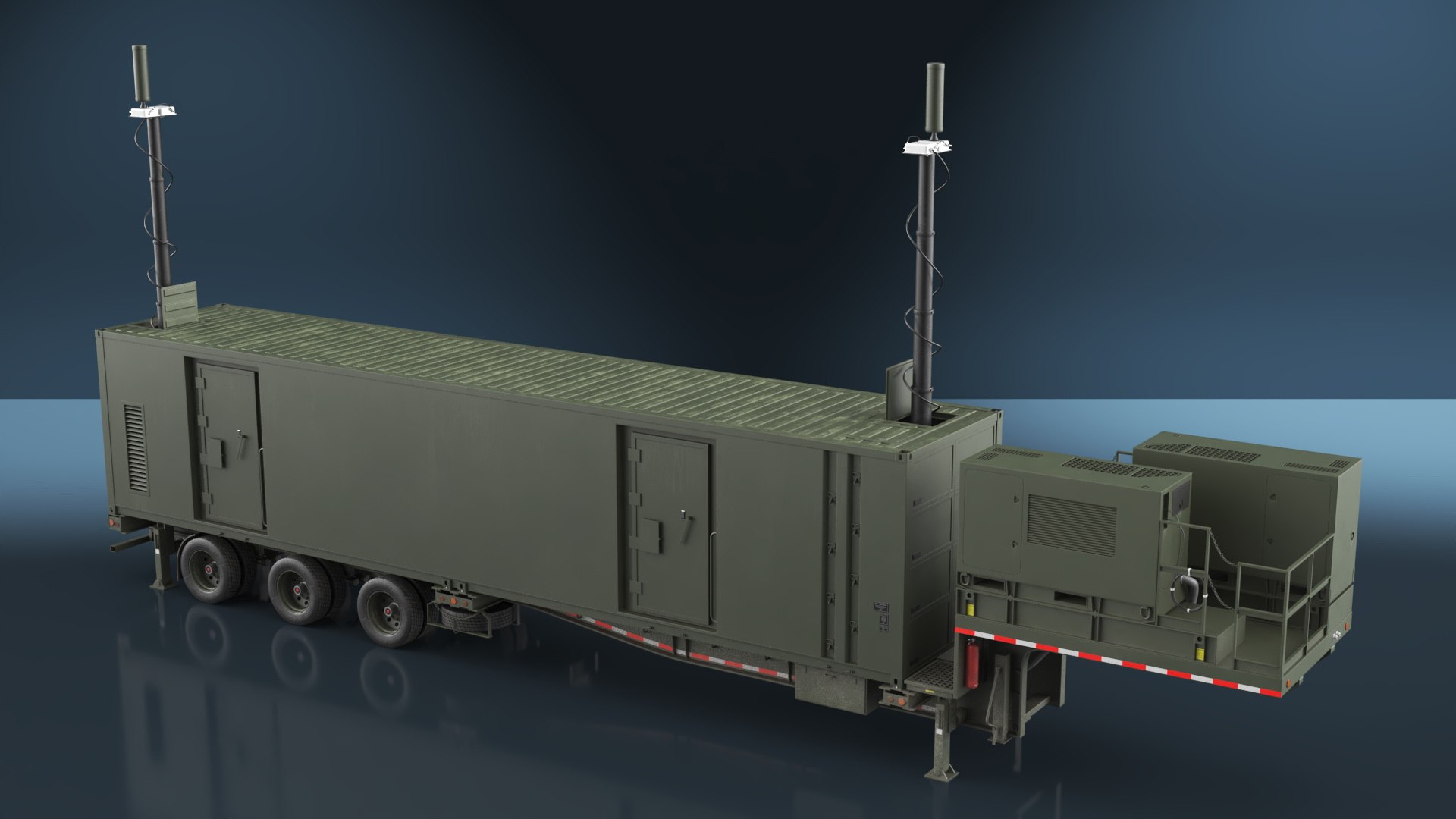 US Army Typhon Battery Operation Center Rigged 3D Model - TurboSquid ...