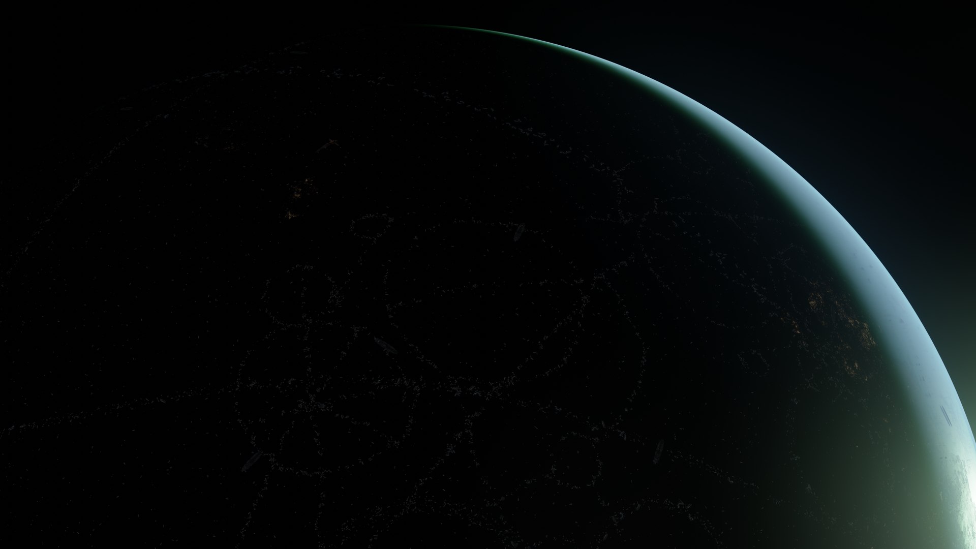 Cold Alien Planet 16K model - TurboSquid 1808408