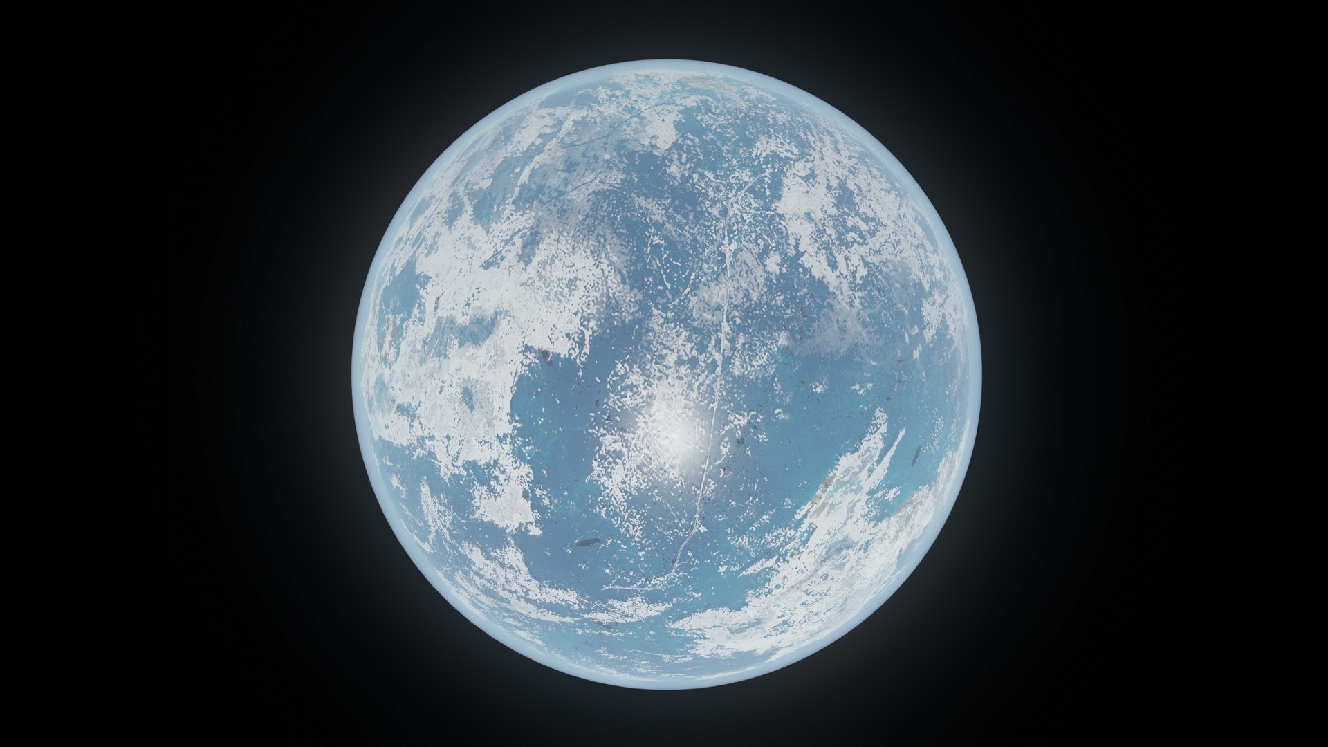 Cold Alien Planet 16K Model - TurboSquid 1808408