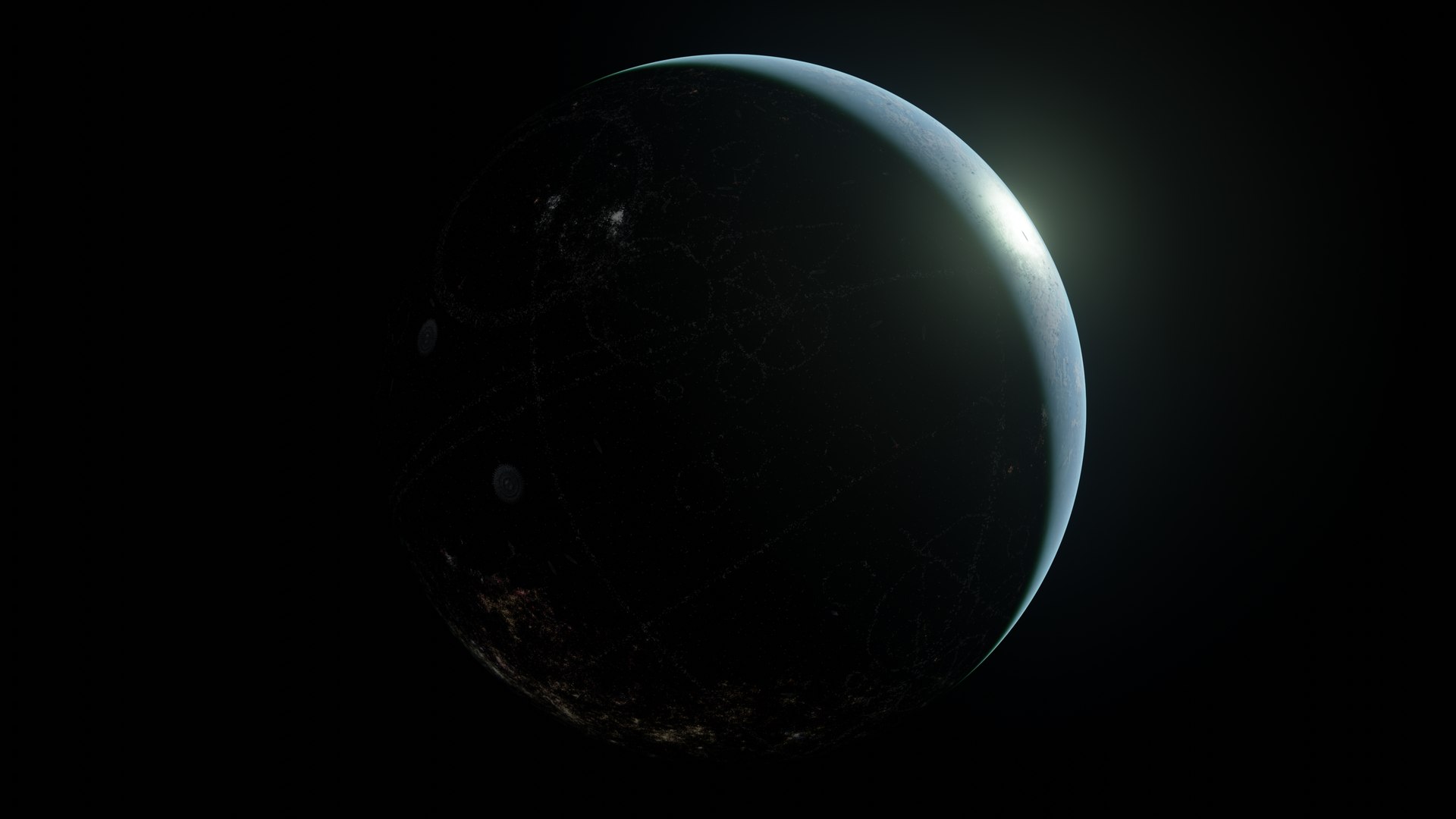 Cold Alien Planet 16K Model - TurboSquid 1808408