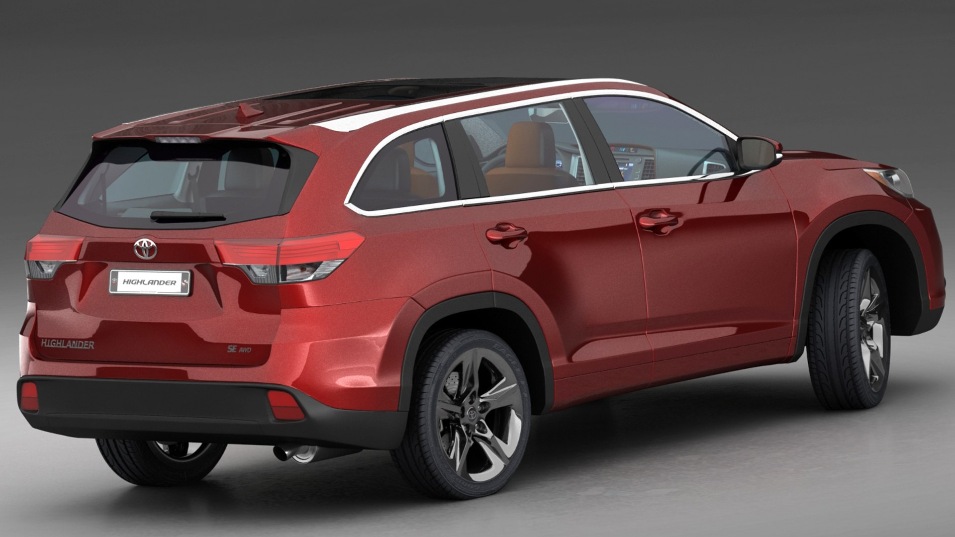 Toyota Highlander 2018 3D Model - TurboSquid 1320053