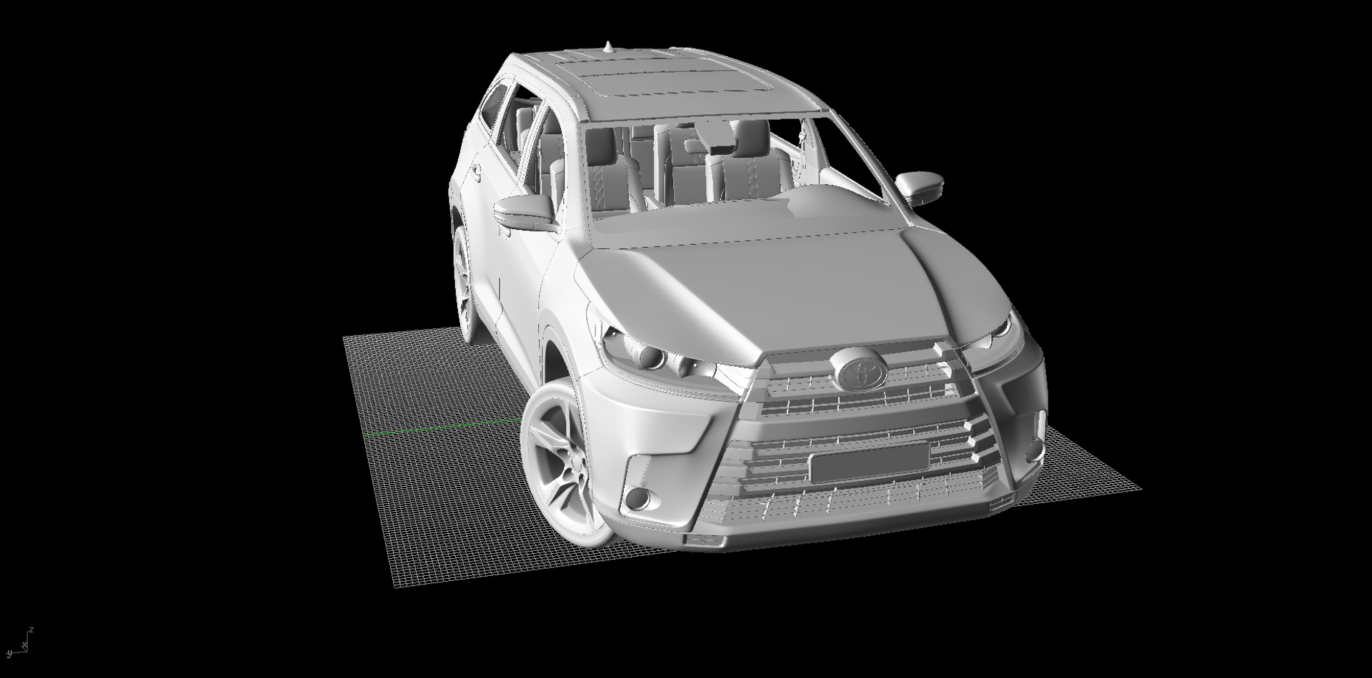 Toyota Highlander 2018 3D Model - TurboSquid 1320053