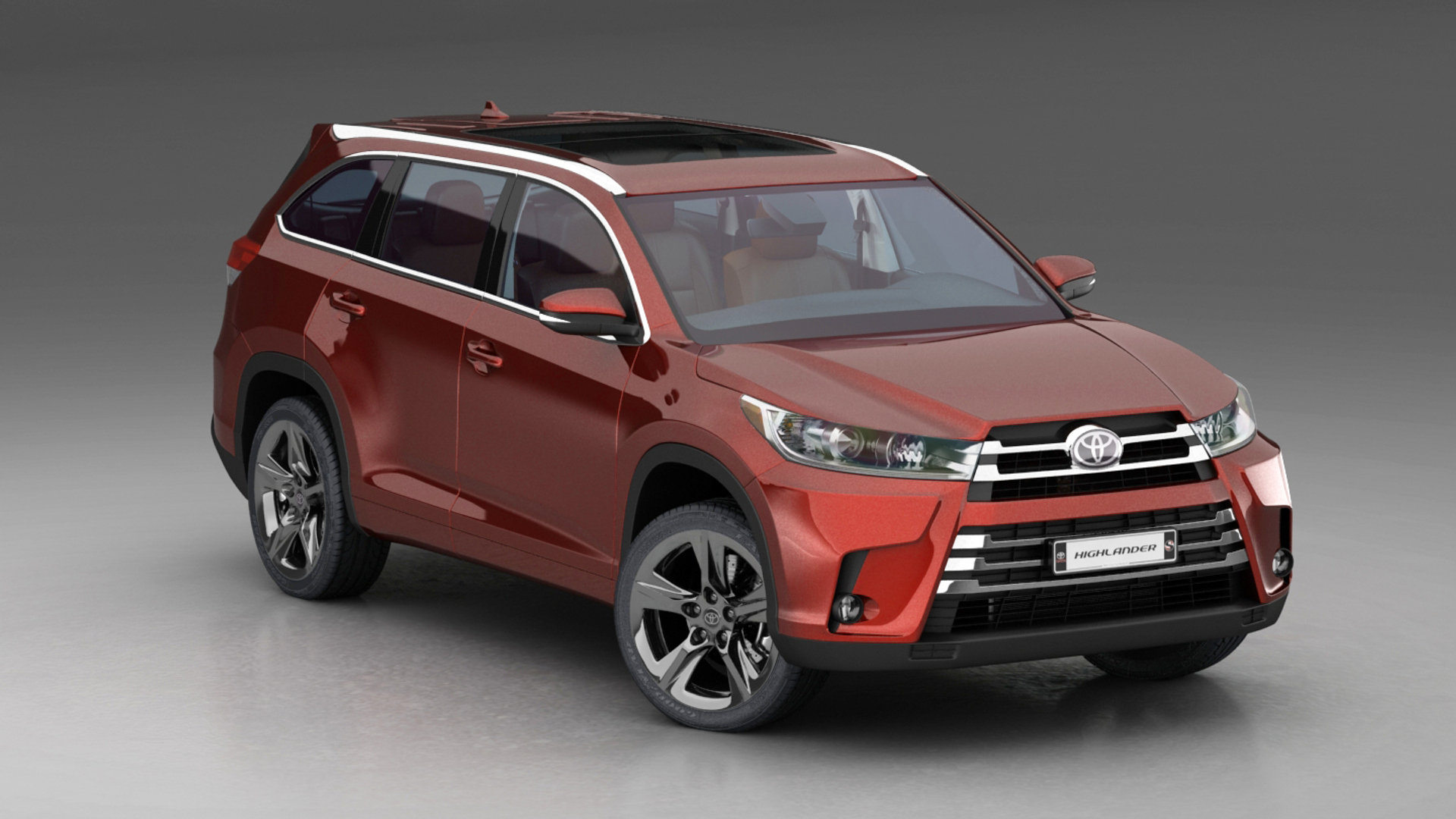 Toyota Highlander 2018 3D Model - TurboSquid 1320053