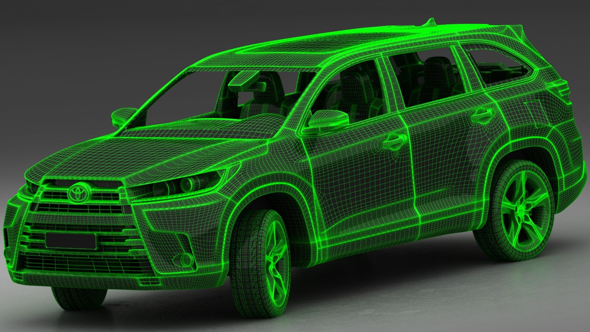 Toyota Highlander 2018 3D Model - TurboSquid 1320053